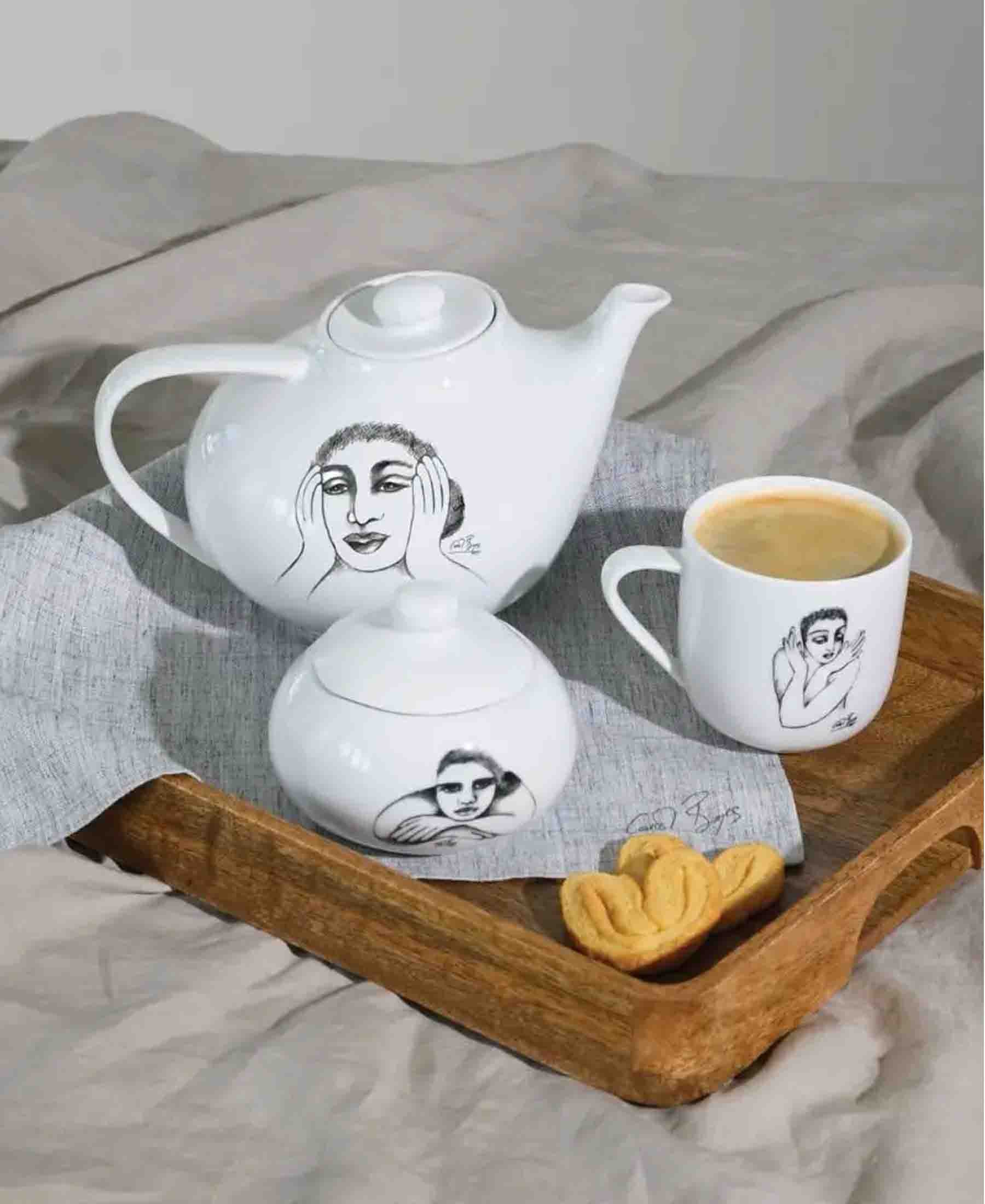 Carrol Boyes 4 Piece Flutter Mug Set - Clear – The Culinarium