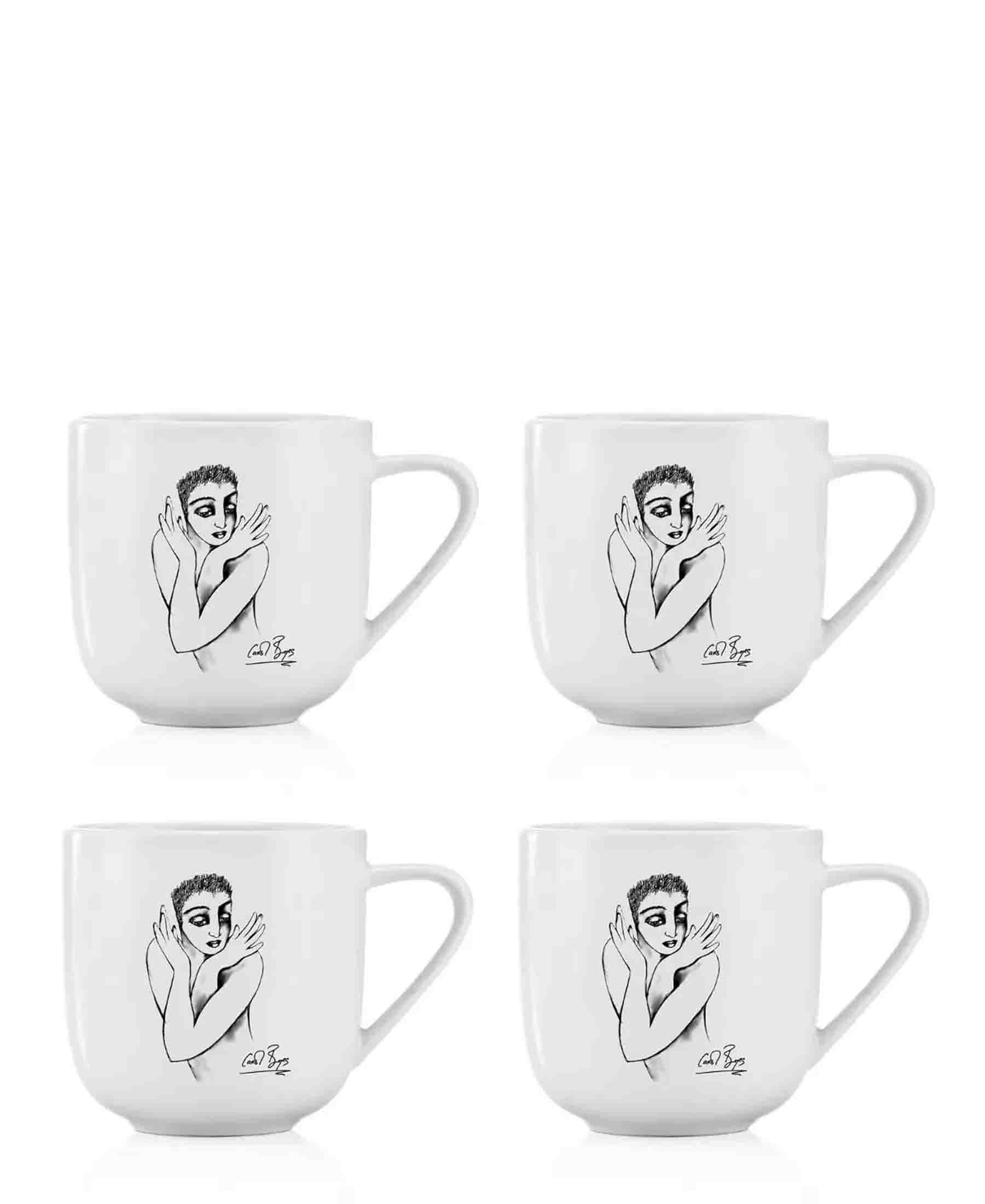 Carrol Boyes 4 Piece Flutter Mug Set - Clear – The Culinarium