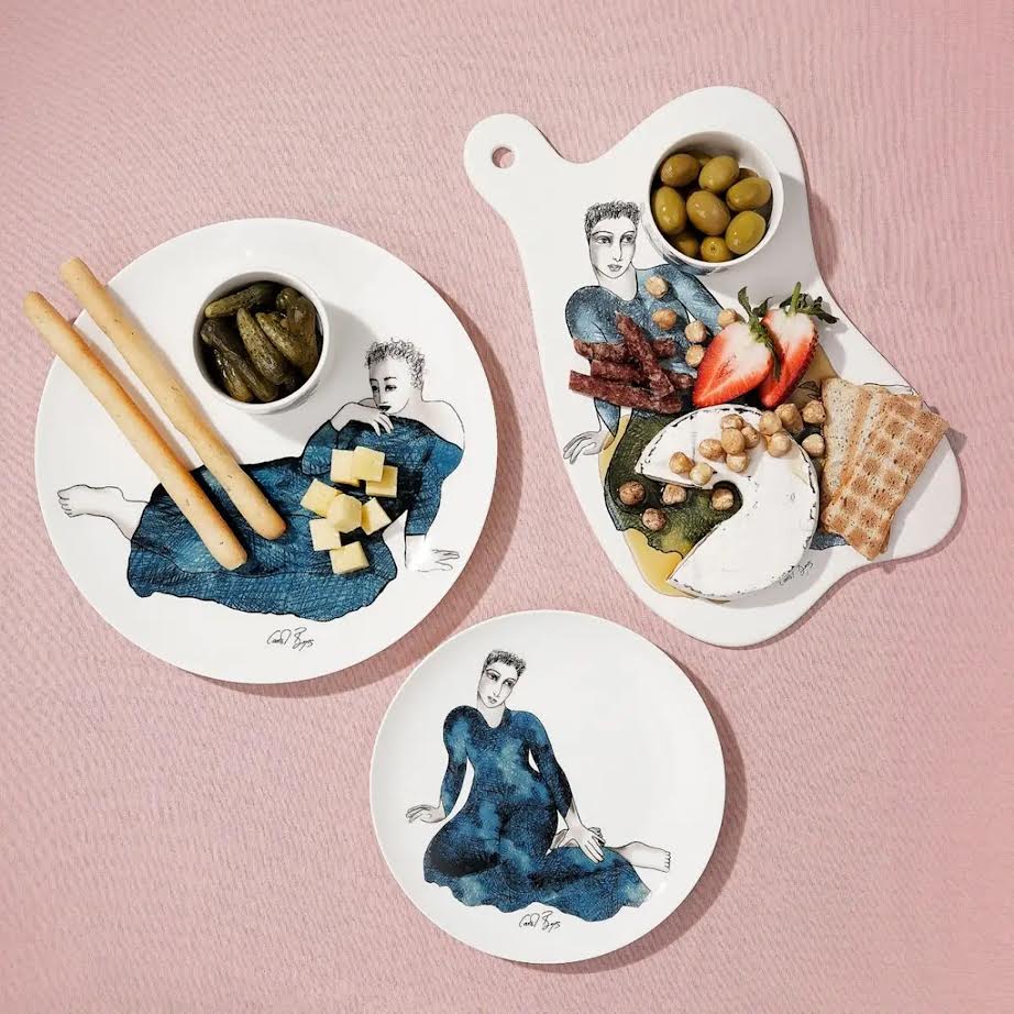 Carrol Boyes 4 Piece Enticing Dinner Plate Set White – The Culinarium