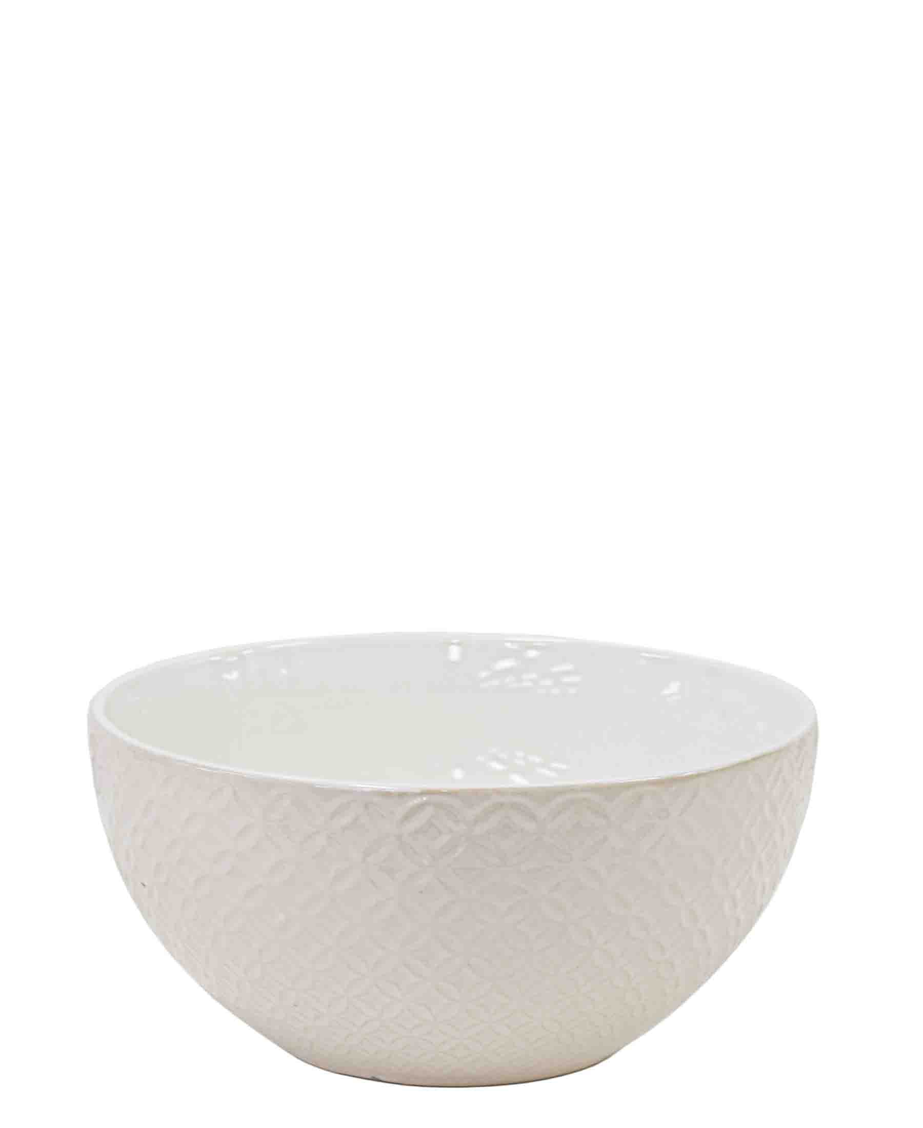 Kitchen Life Ceramic Salad Bowl - White – The Culinarium