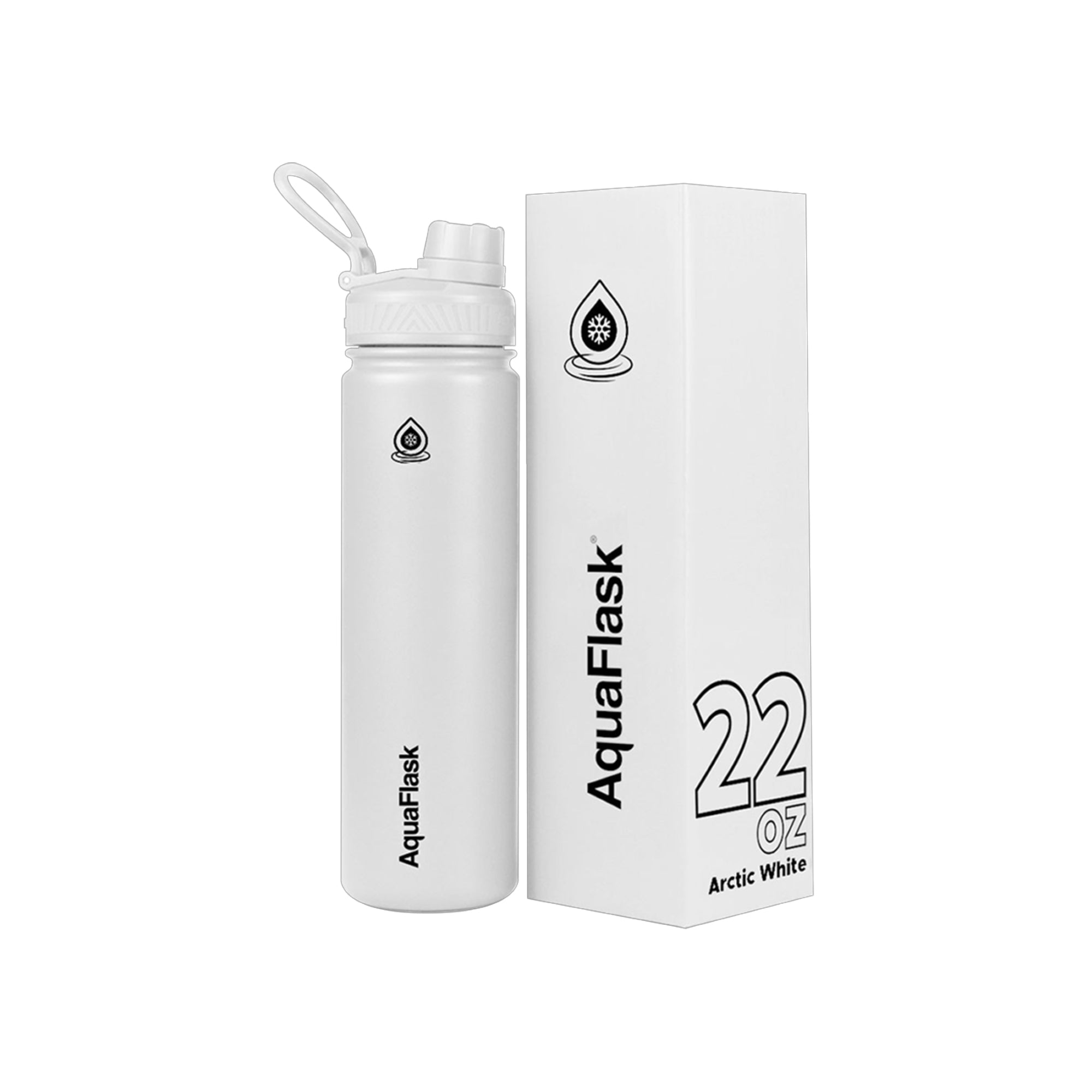 Aquaflask 650ml Flask Arctic White – The Culinarium