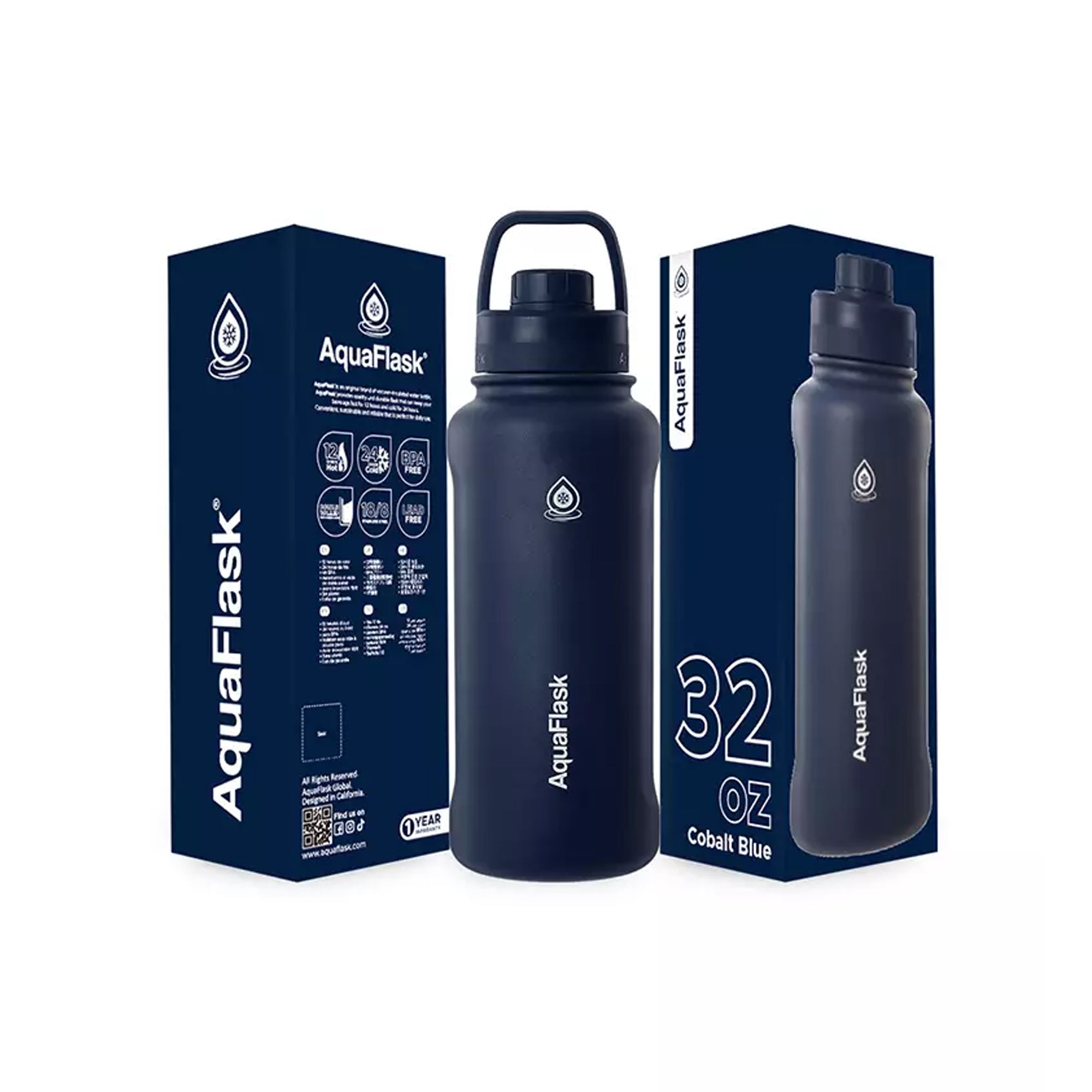 Aquaflask Sport 950ml Flask Cobalt Blue – The Culinarium