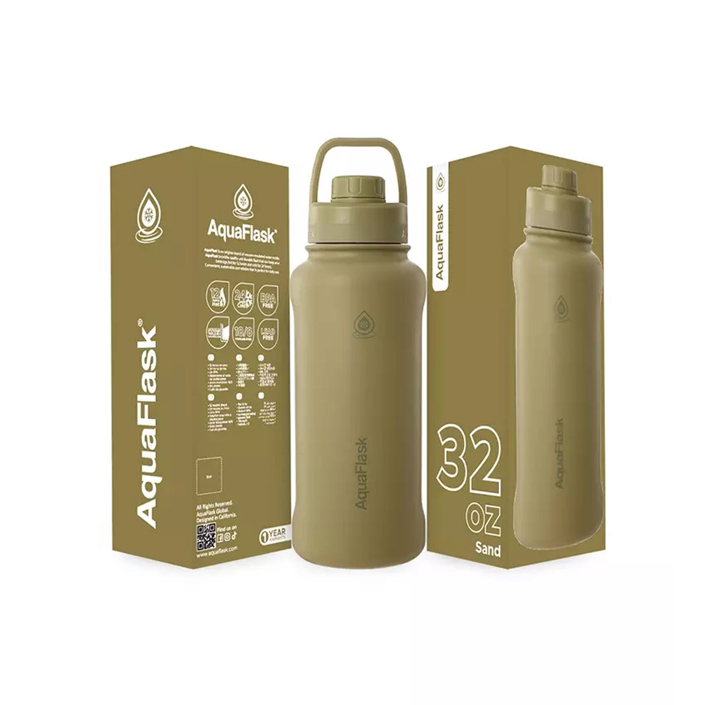 Aquaflask Sport 950ml Flask Sand – The Culinarium