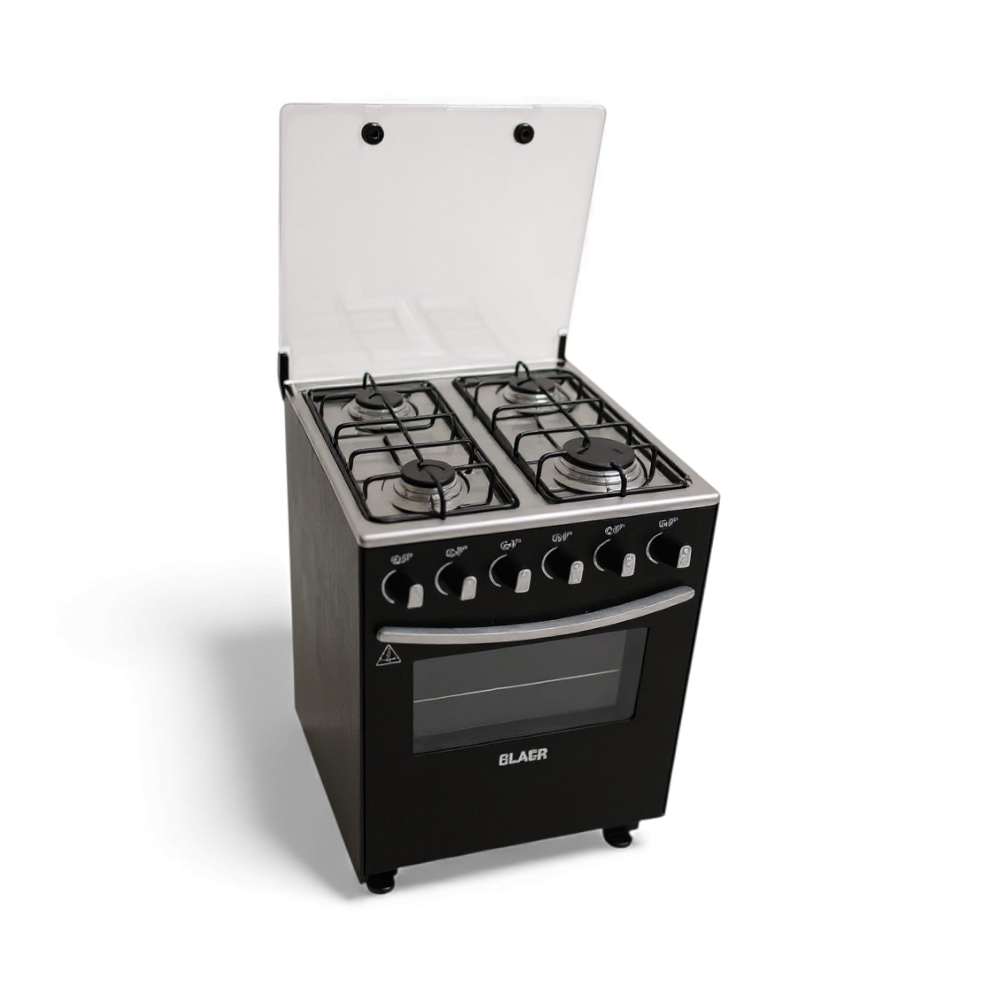 Blaze 4 Plate Gas Stove Black – The Culinarium