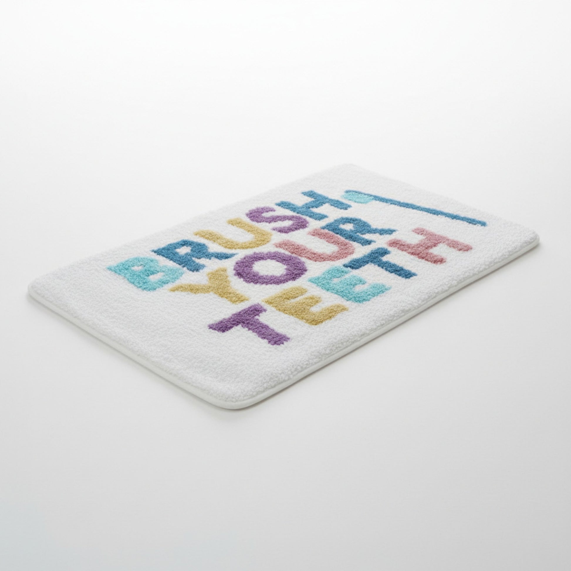 "Brush Your Teeth" Floor Mat Multicoloured – The Culinarium