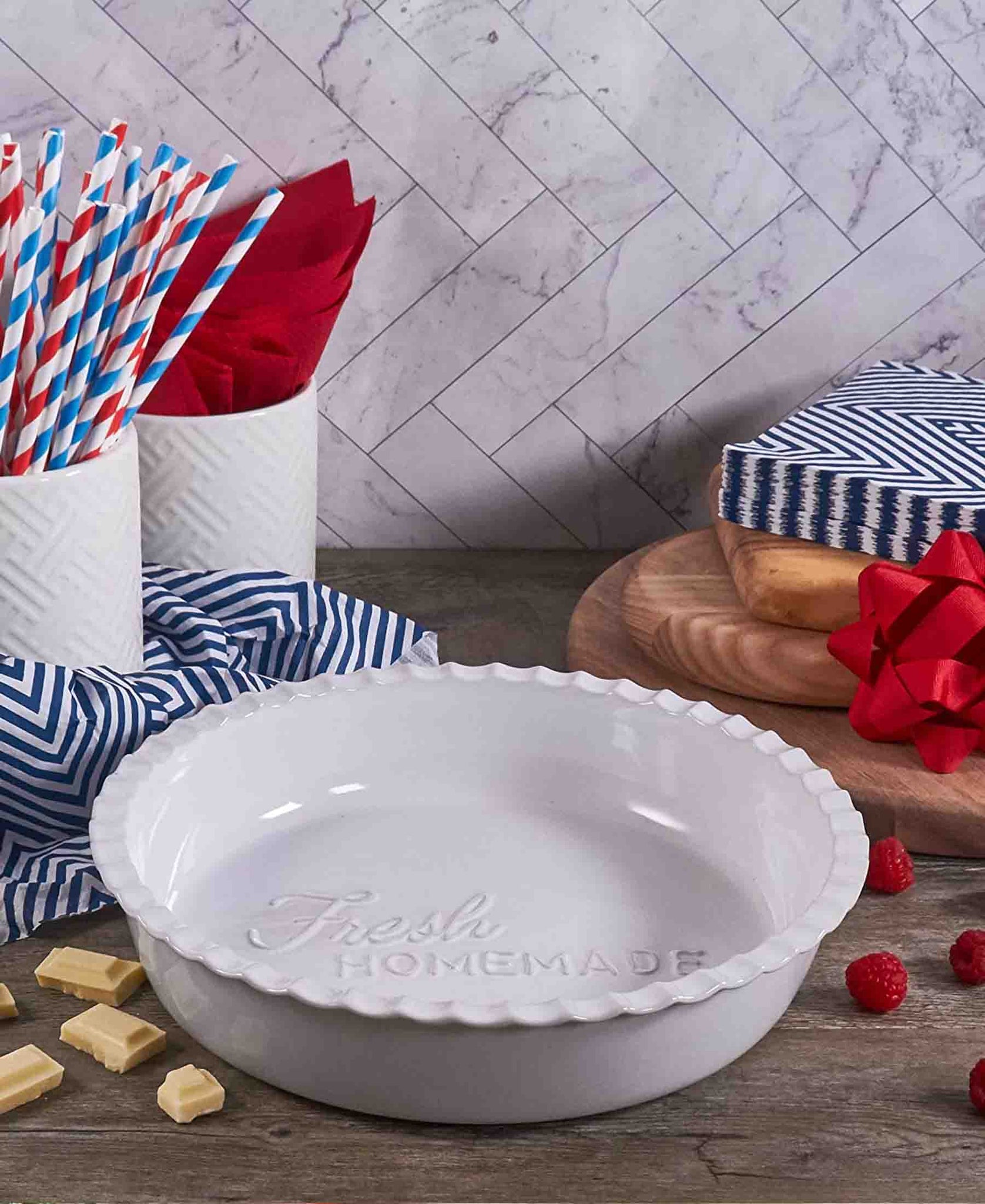 Ciroa Pie Bake Dish - White – The Culinarium