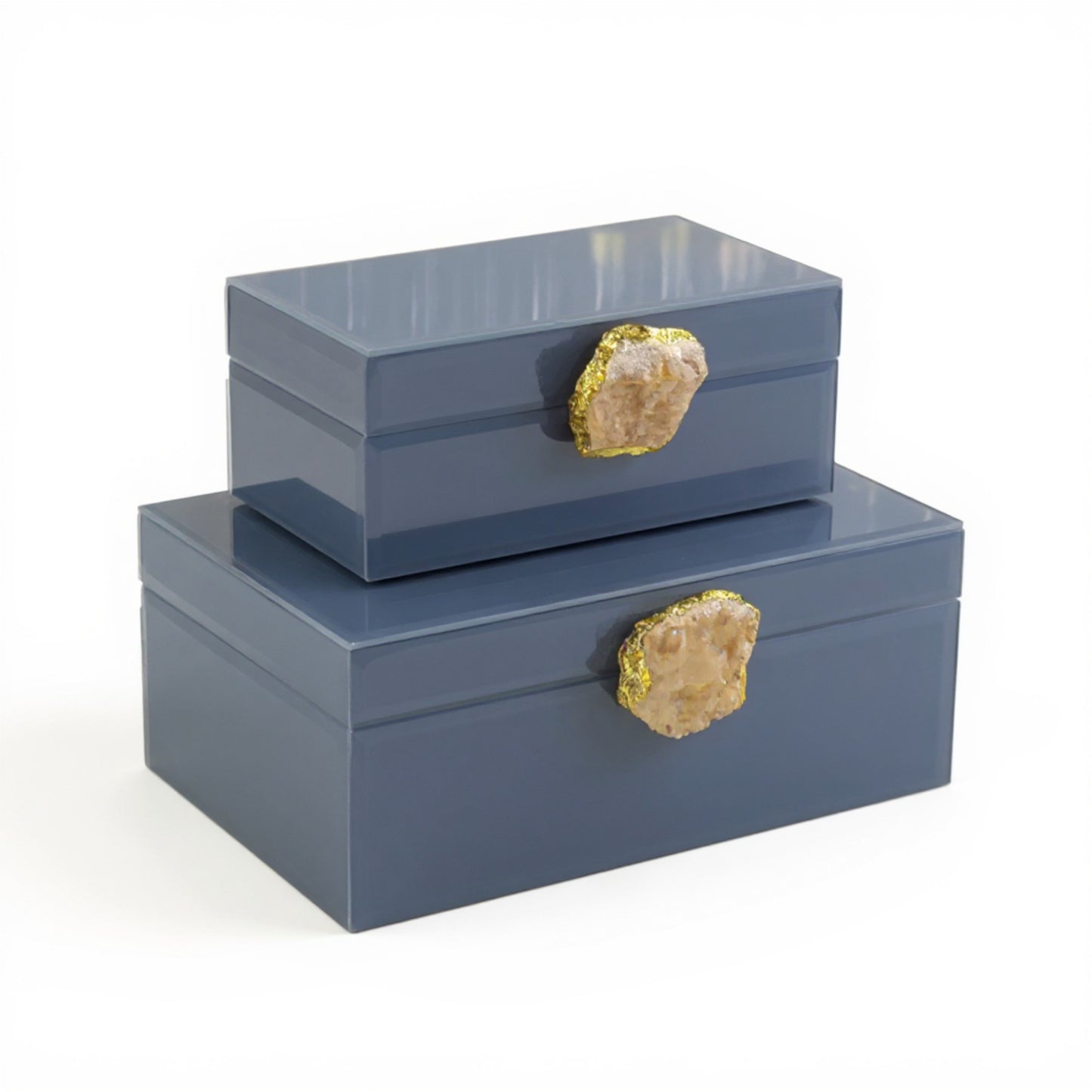 2 Piece Jewellery Box Set Blue – The Culinarium