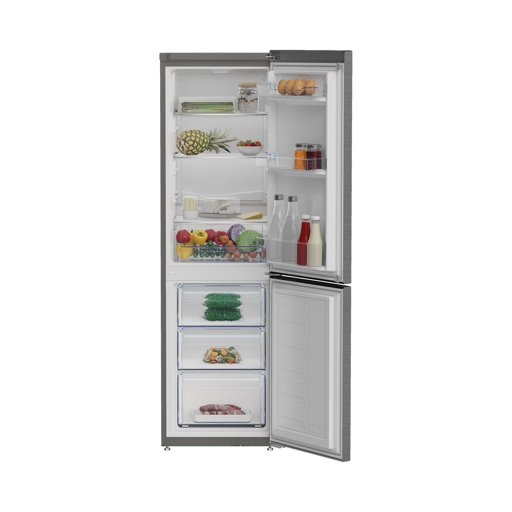 Defy 210Lt Fridge / Freezer Metallic – The Culinarium