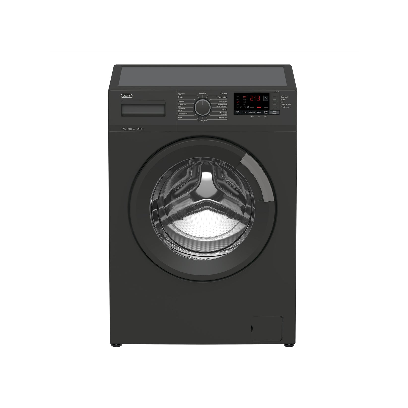 Defy 7KG Front Loader Washing Machine Manhattan Grey – The Culinarium