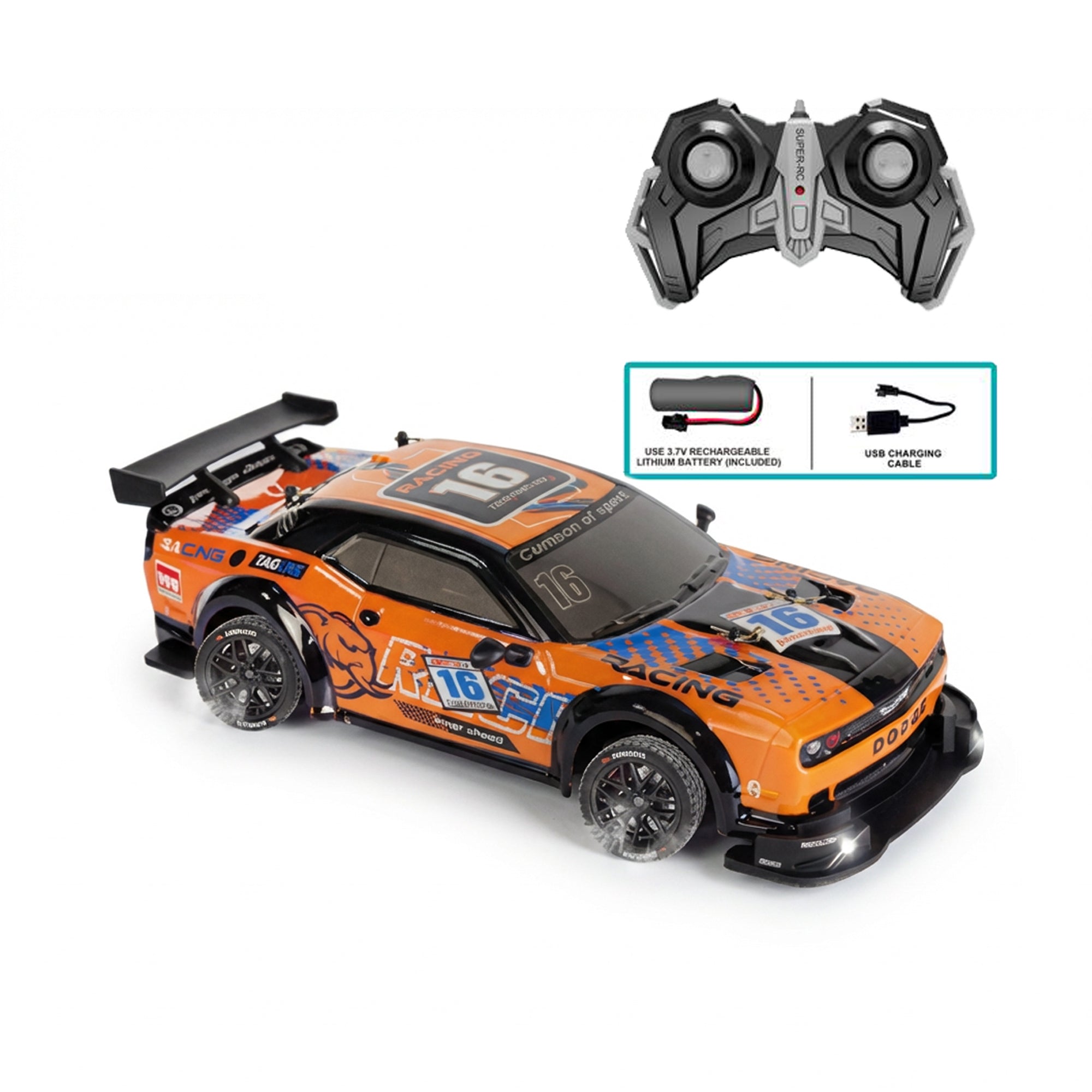 RC Drift Model Car Orange – The Culinarium