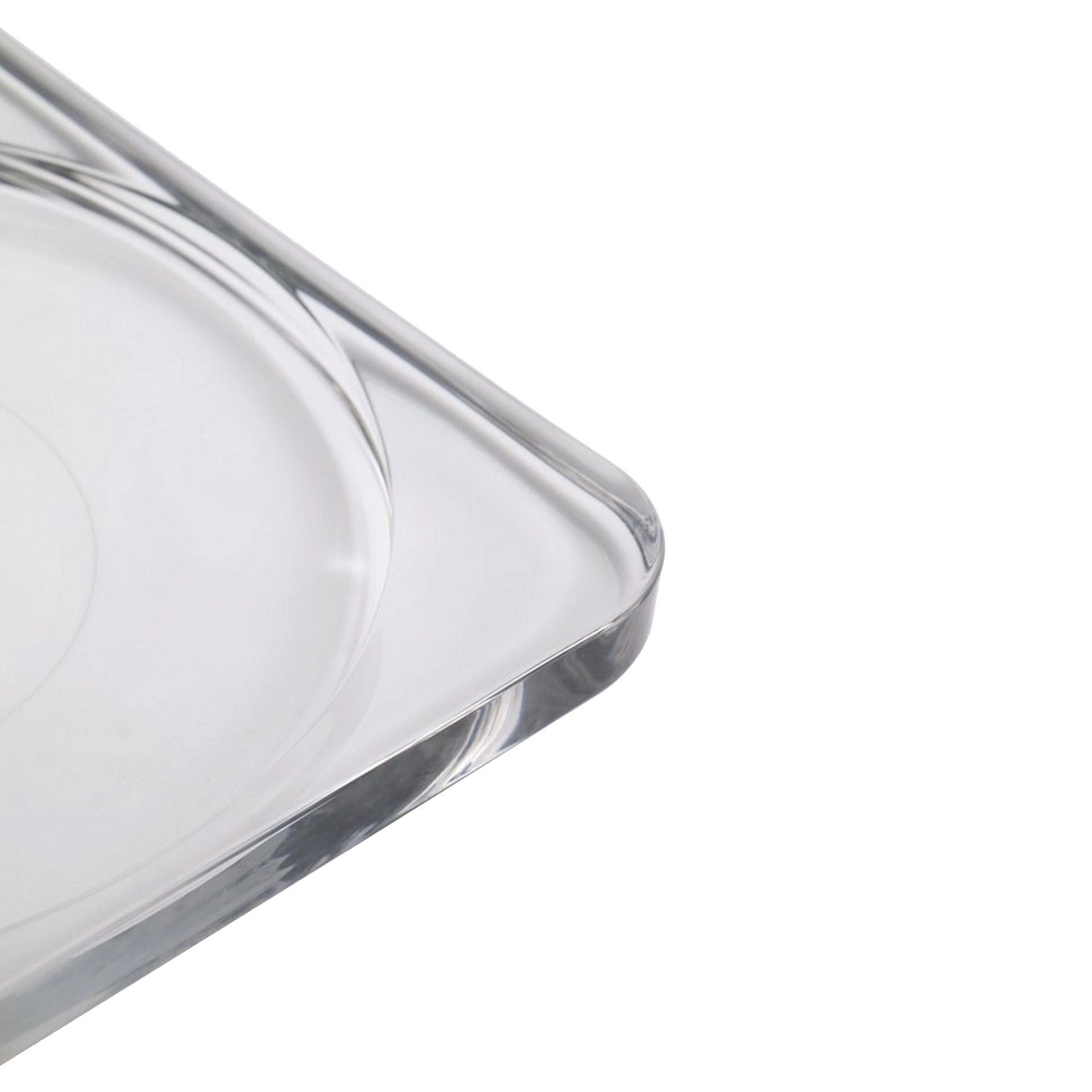 Kitchen Life Edged Glass Cake Platter Clear – The Culinarium