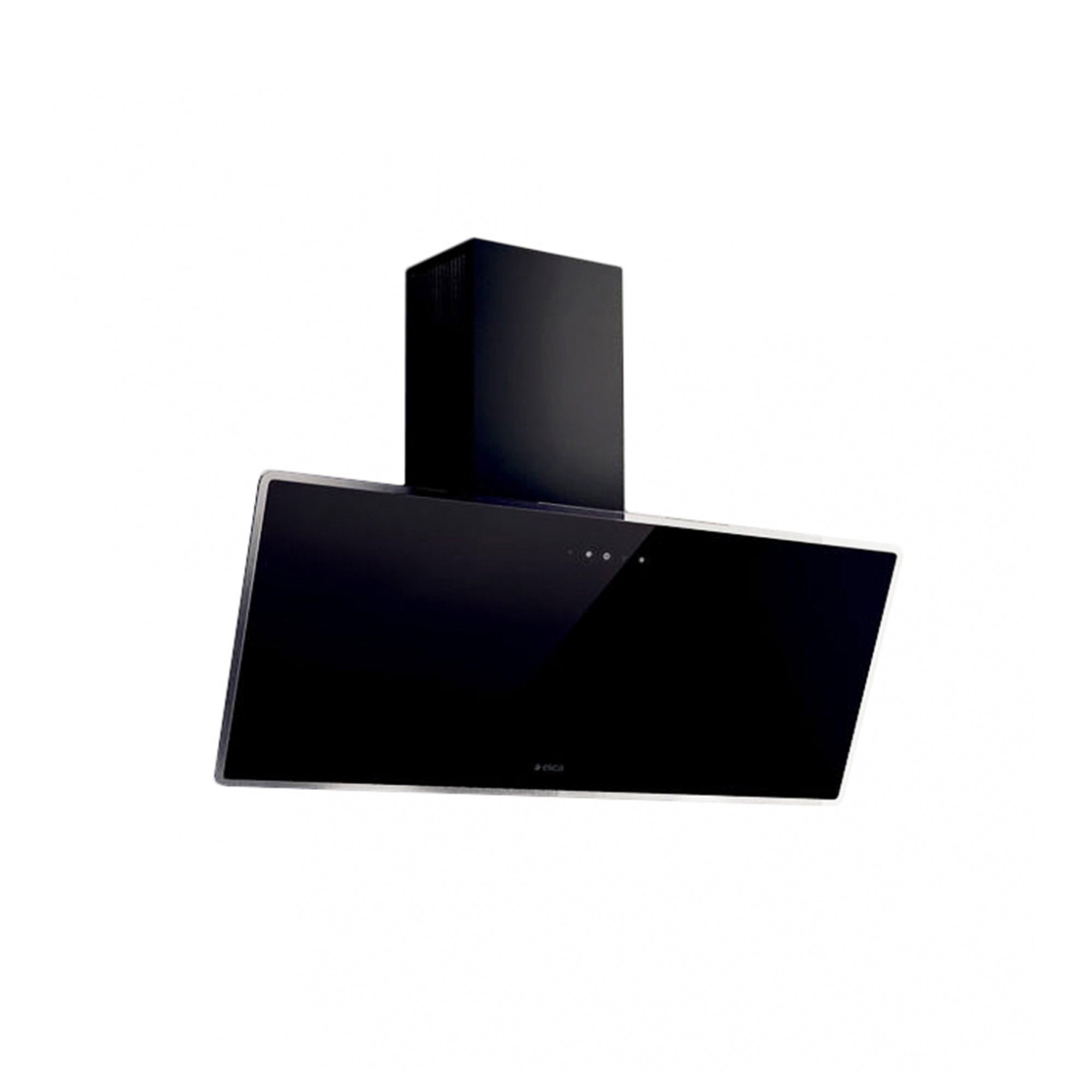 Elica 90cm Vertical Wall Mounted Glass Cookerhood/Extractor Black – The ...