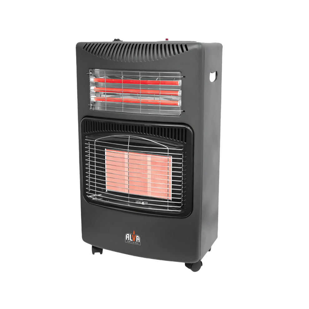 Alva 3 Panel Gas Heater Black – The Culinarium