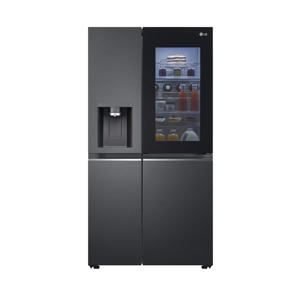 LG 611Lt Side By Side Instaview Fridge Black – The Culinarium