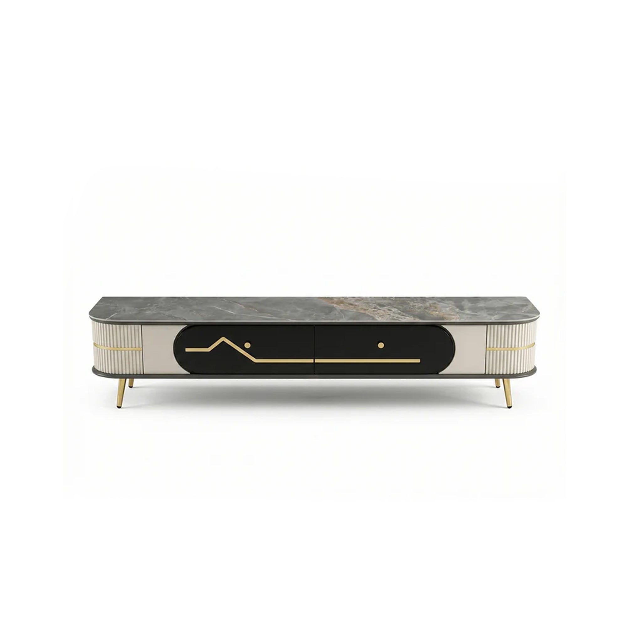 Marble Top TV Stand Multicoloured – The Culinarium
