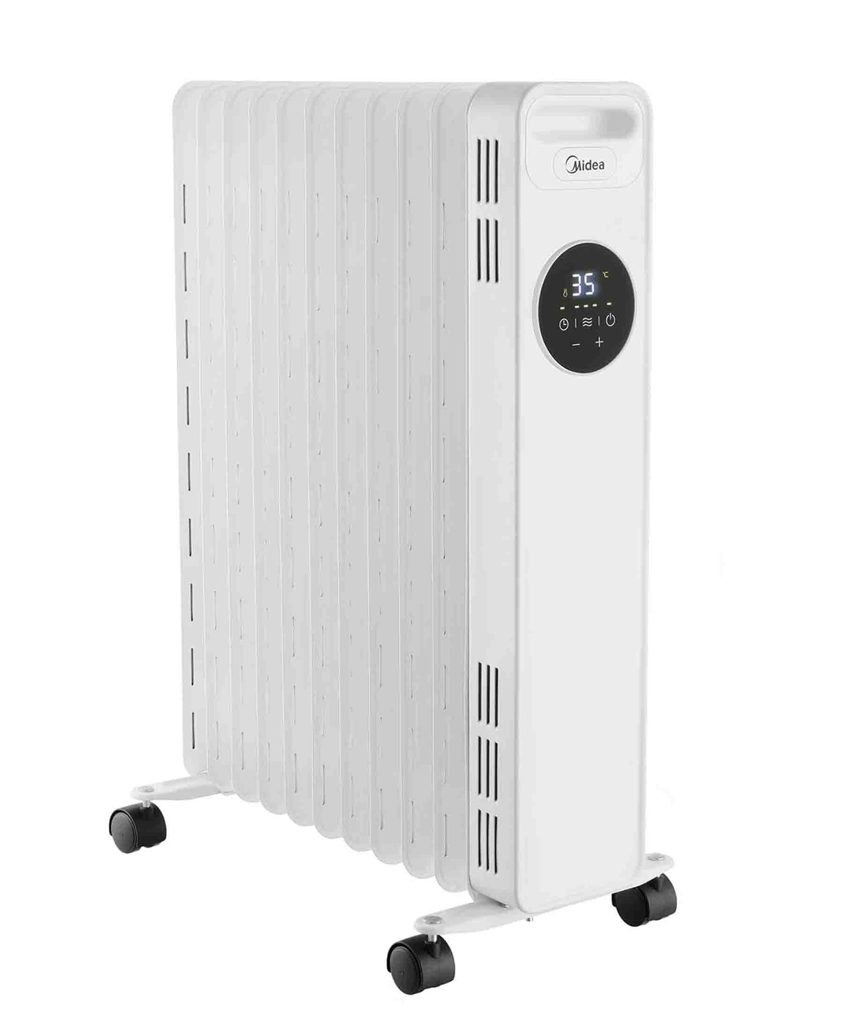 Midea 11 Fin Oil Heater - White – The Culinarium