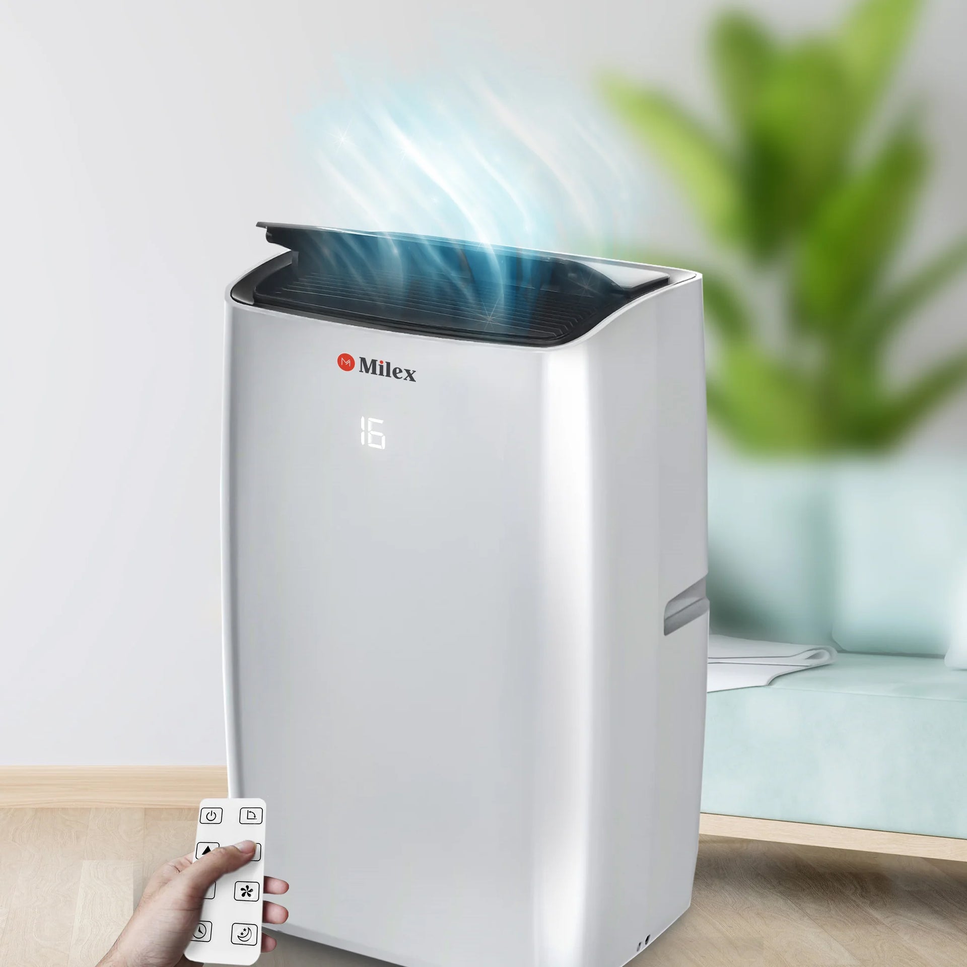Milex 12000BTU Portable Air Conditioner Silver – The Culinarium