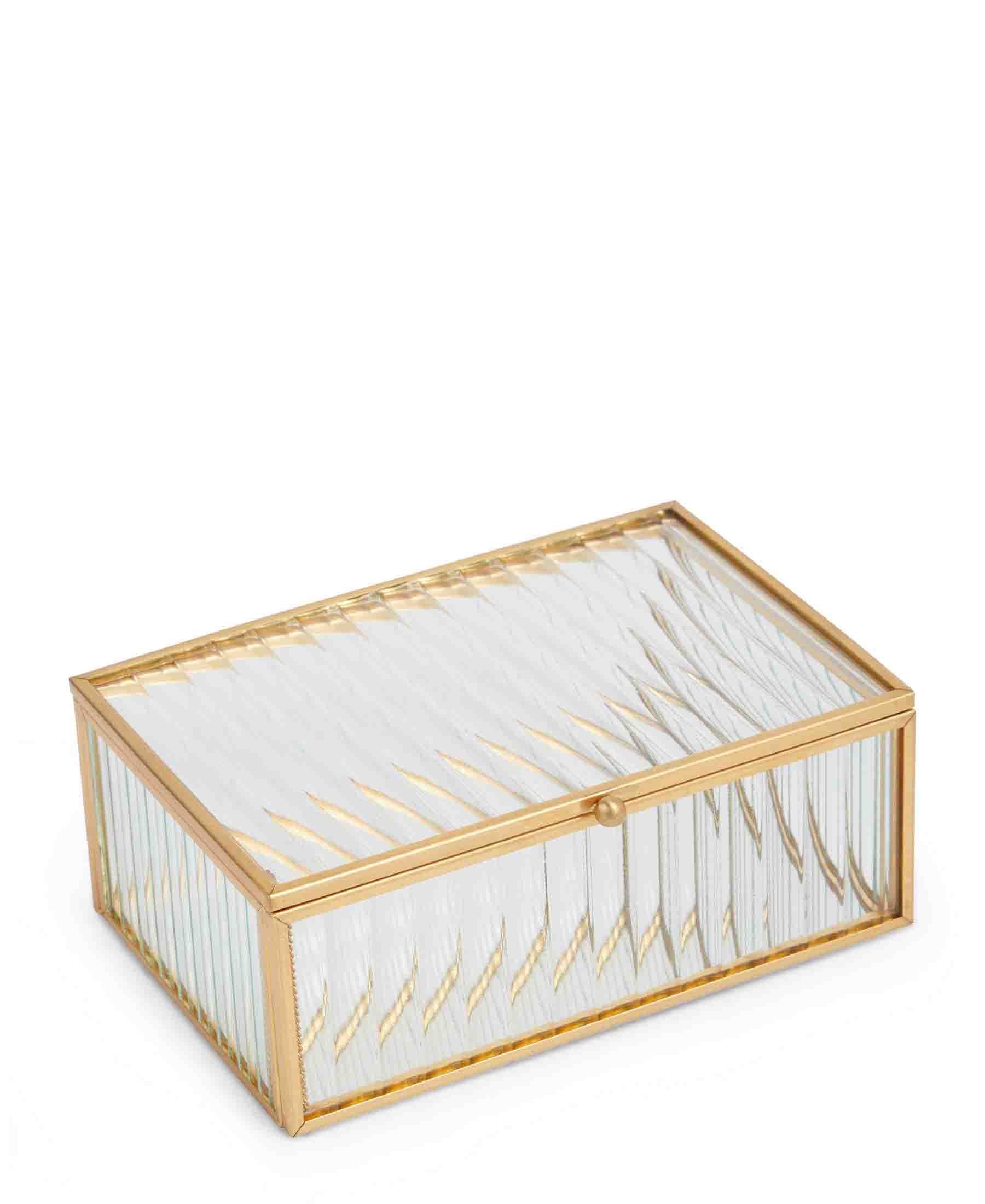 Urban Decor Linear Glass Box - Gold – The Culinarium