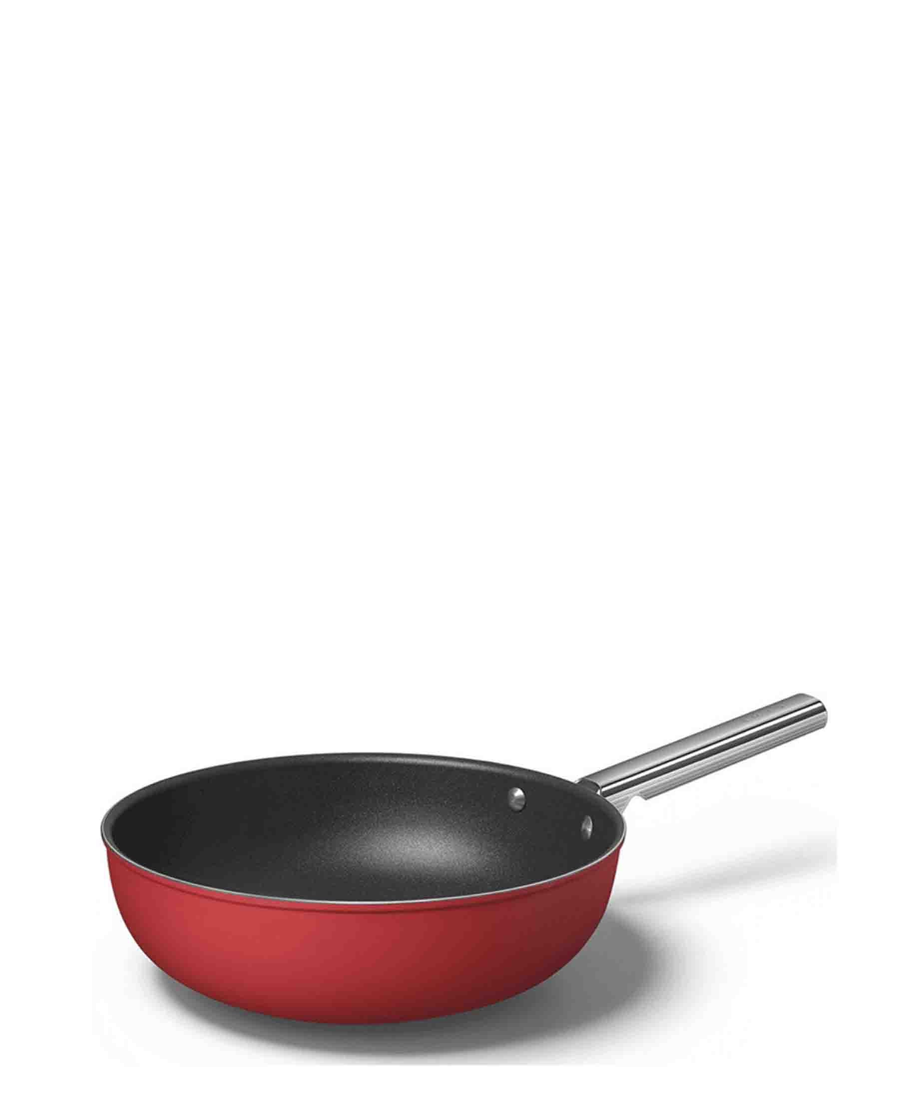 Smeg 30cm Wok - Red – The Culinarium