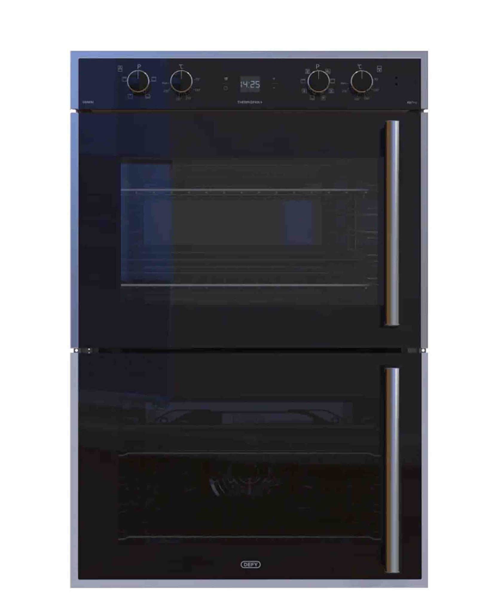 Defy 80l Gourmet Multifunction Double Oven - Black – The Culinarium