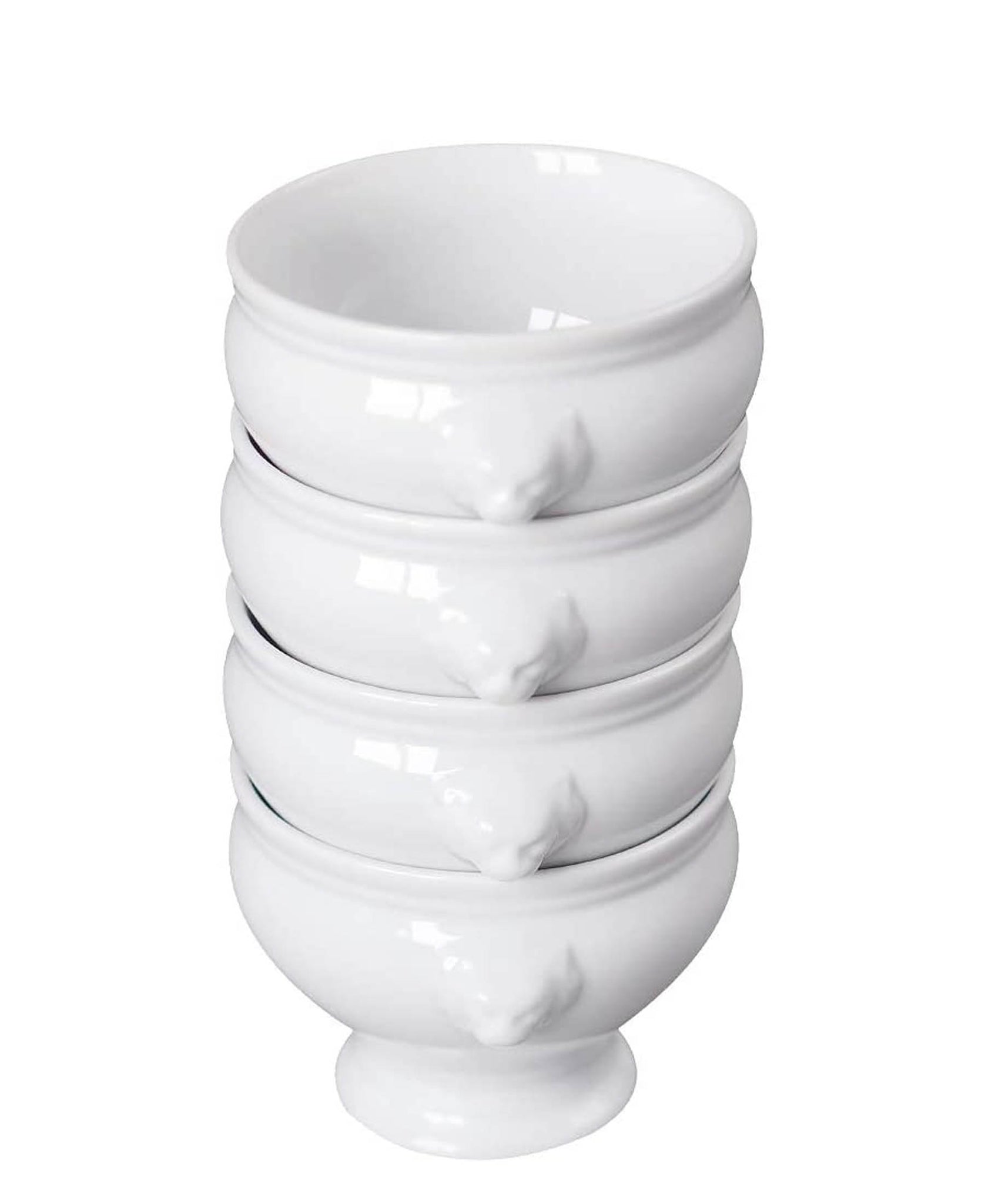 Kitchen Life Bowl On Stand - White – The Culinarium
