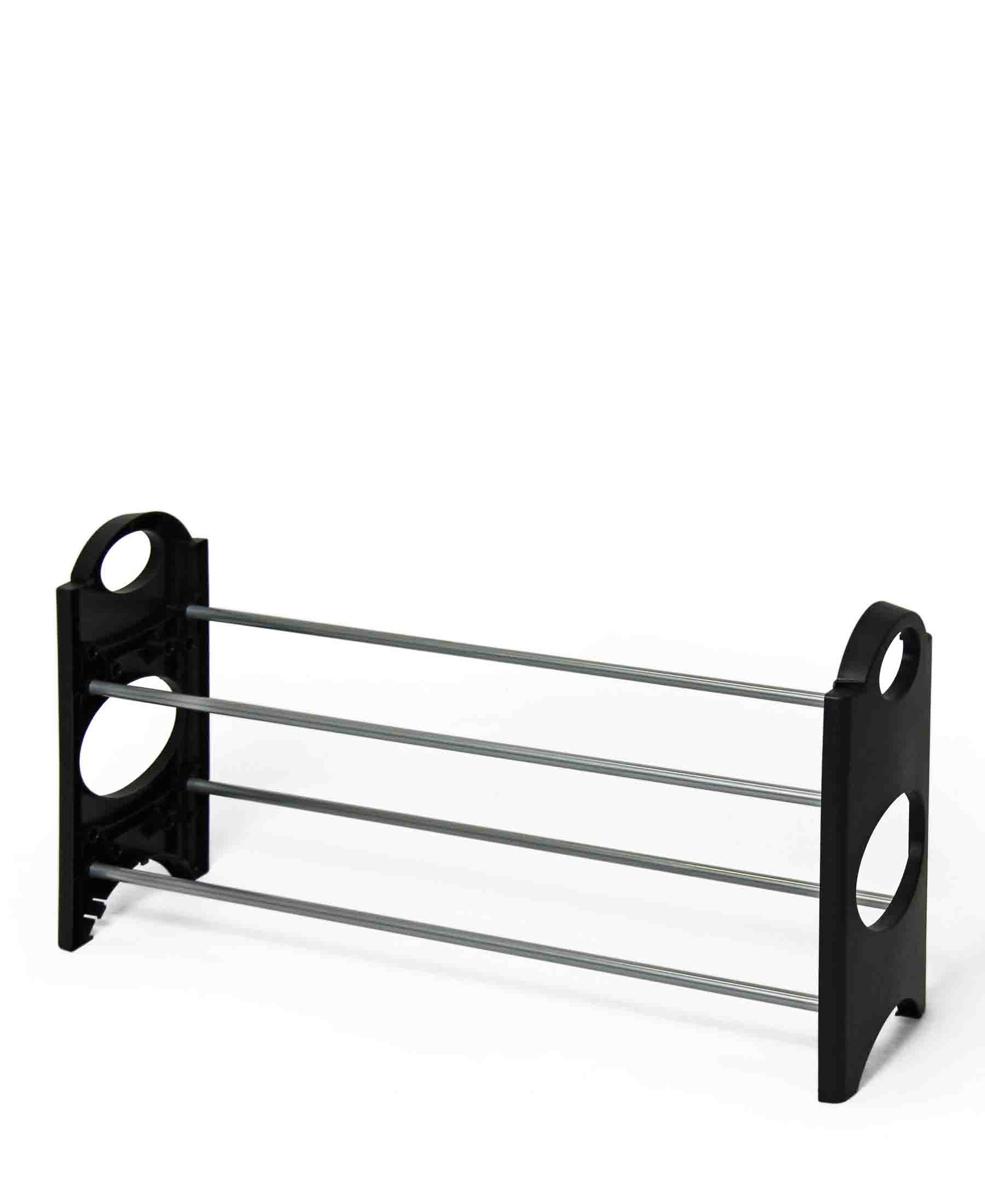 Fine Living 2 Tier Shoe Rack - Black – The Culinarium