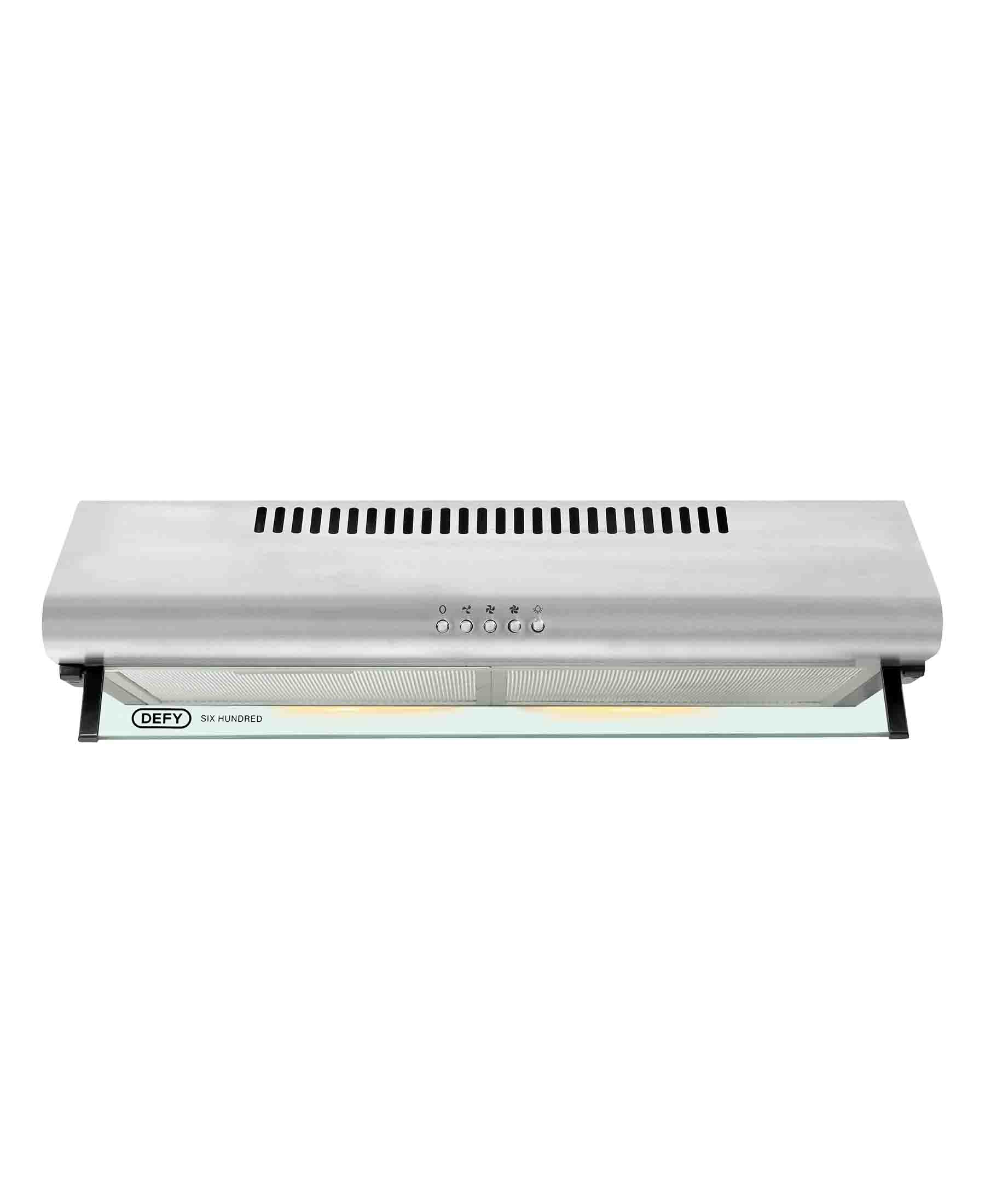 Defy 60cm Cooker Hood - Silver – The Culinarium