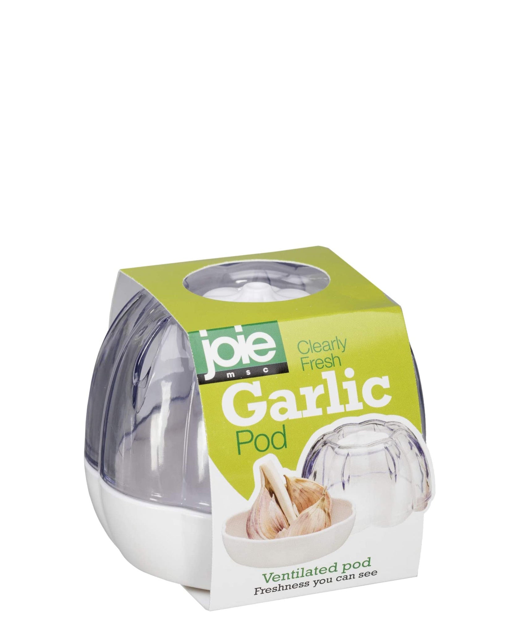 Joie Garlic Pod 8cm - Clear & White – The Culinarium