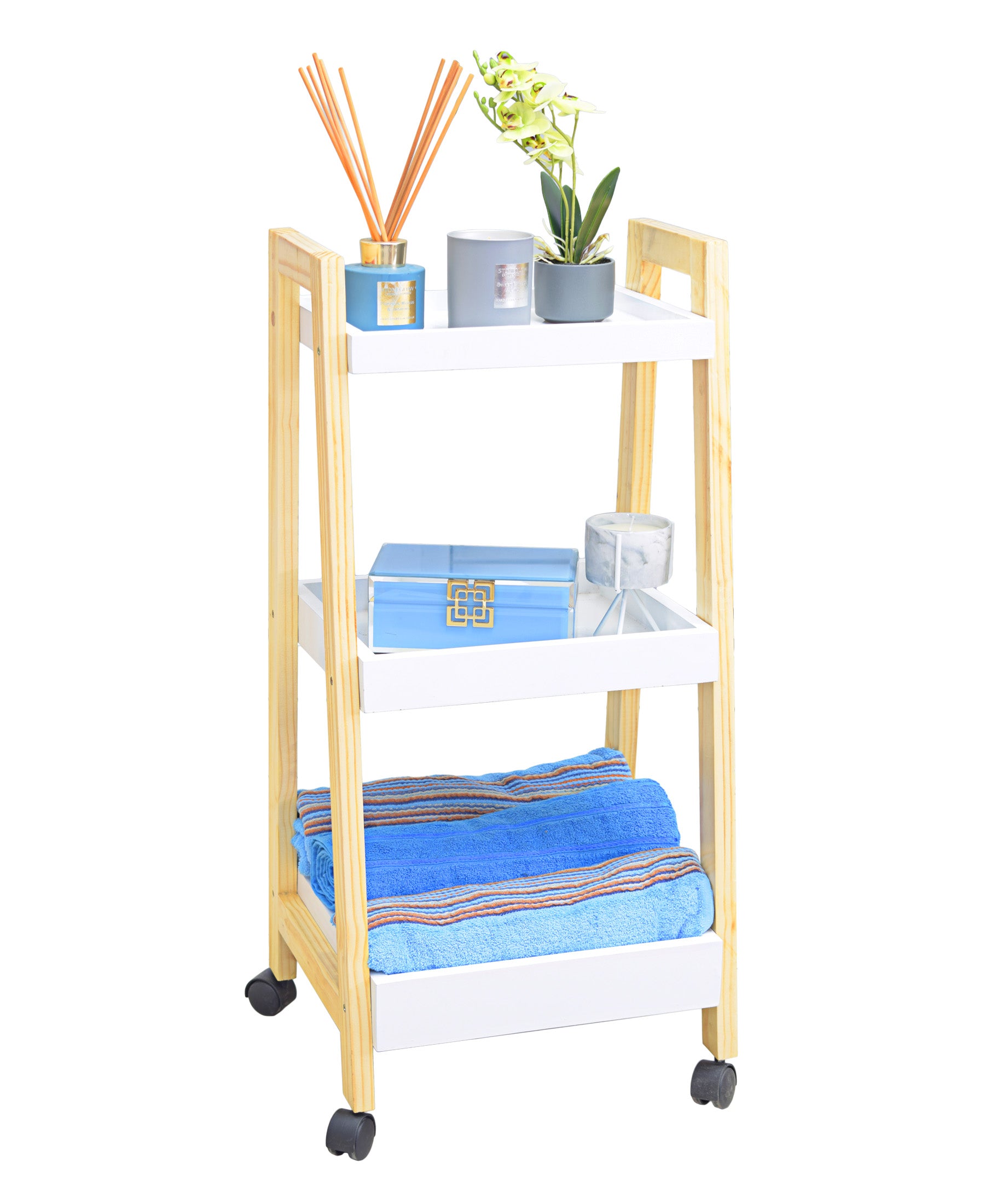 Urban Decor 3 Tier Multi Purpose Stand - White & Brown – The Culinarium