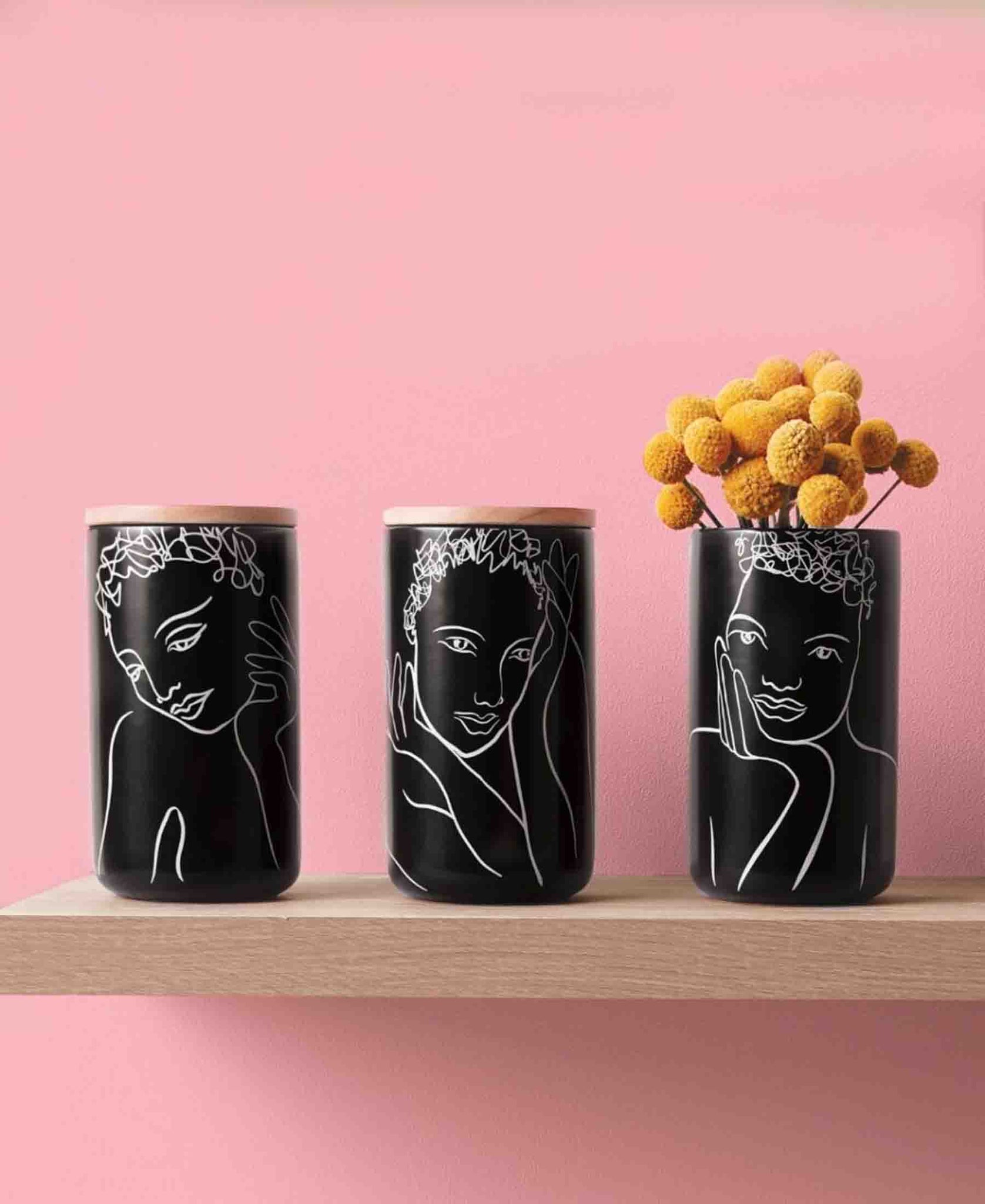 Carrol Boyes Canister Large Full Of Grace - Black – The Culinarium