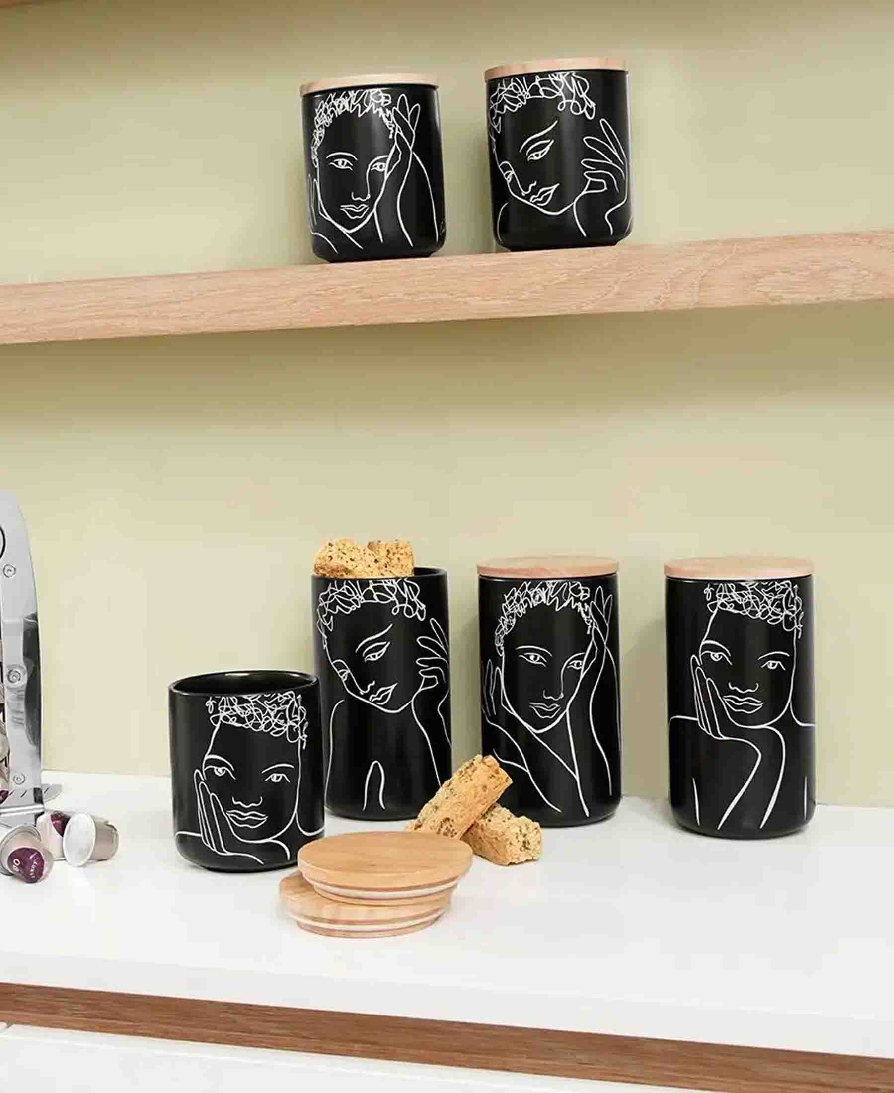 Carrol Boyes Canister Small Full Of Grace - Black – The Culinarium