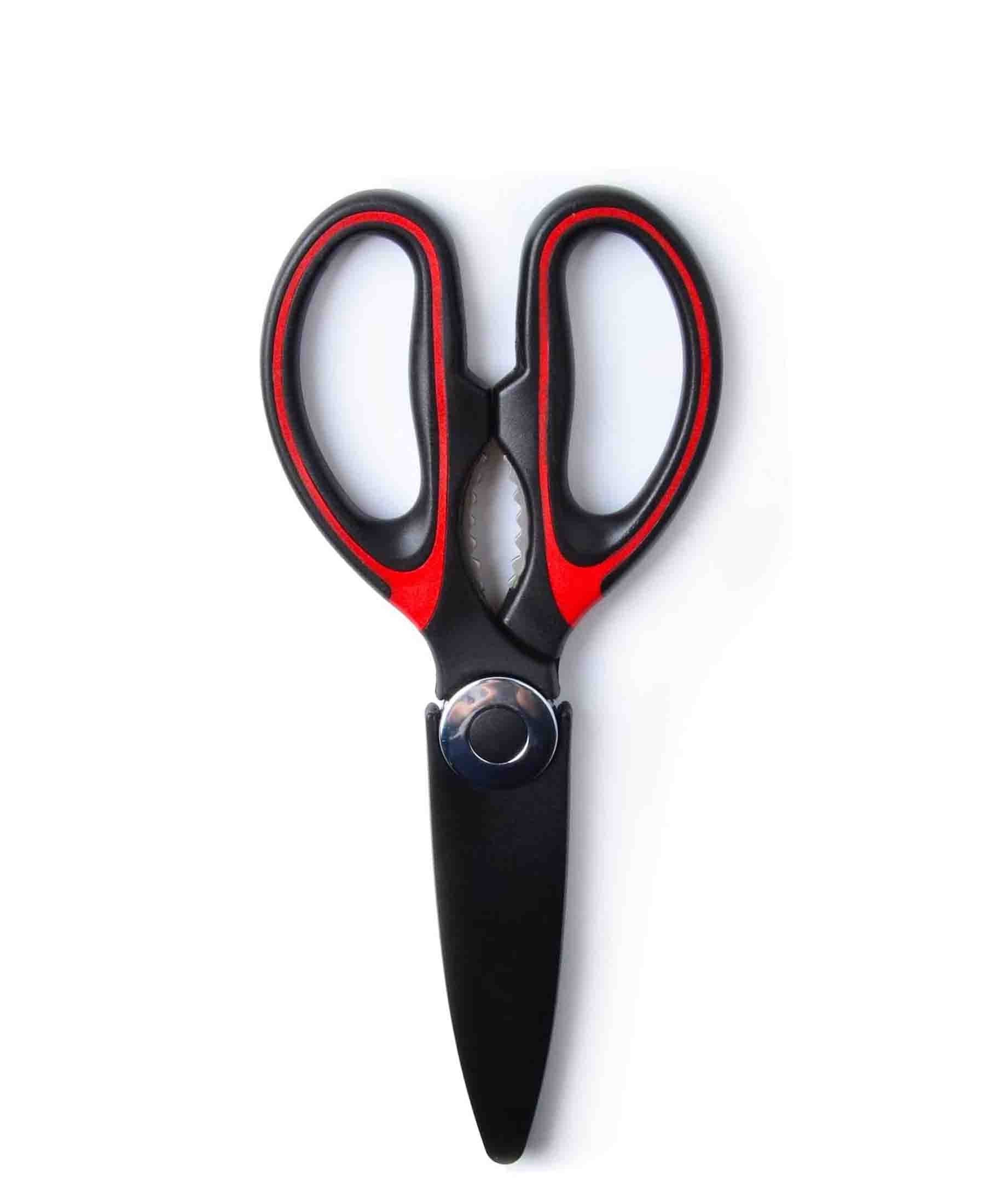 Creative Cooking Multi-Purpose Scissors - Black & Red – The Culinarium