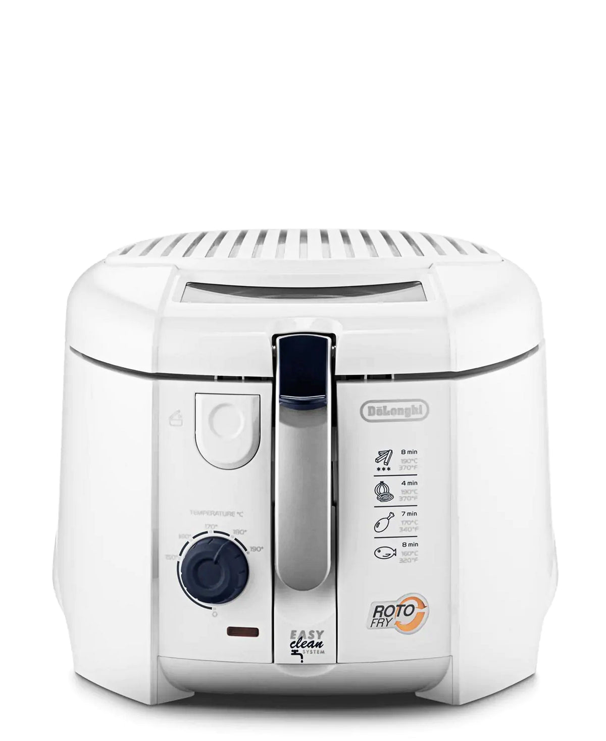 DeLonghi RotoFry Electric Deep Fryer - White – The Culinarium