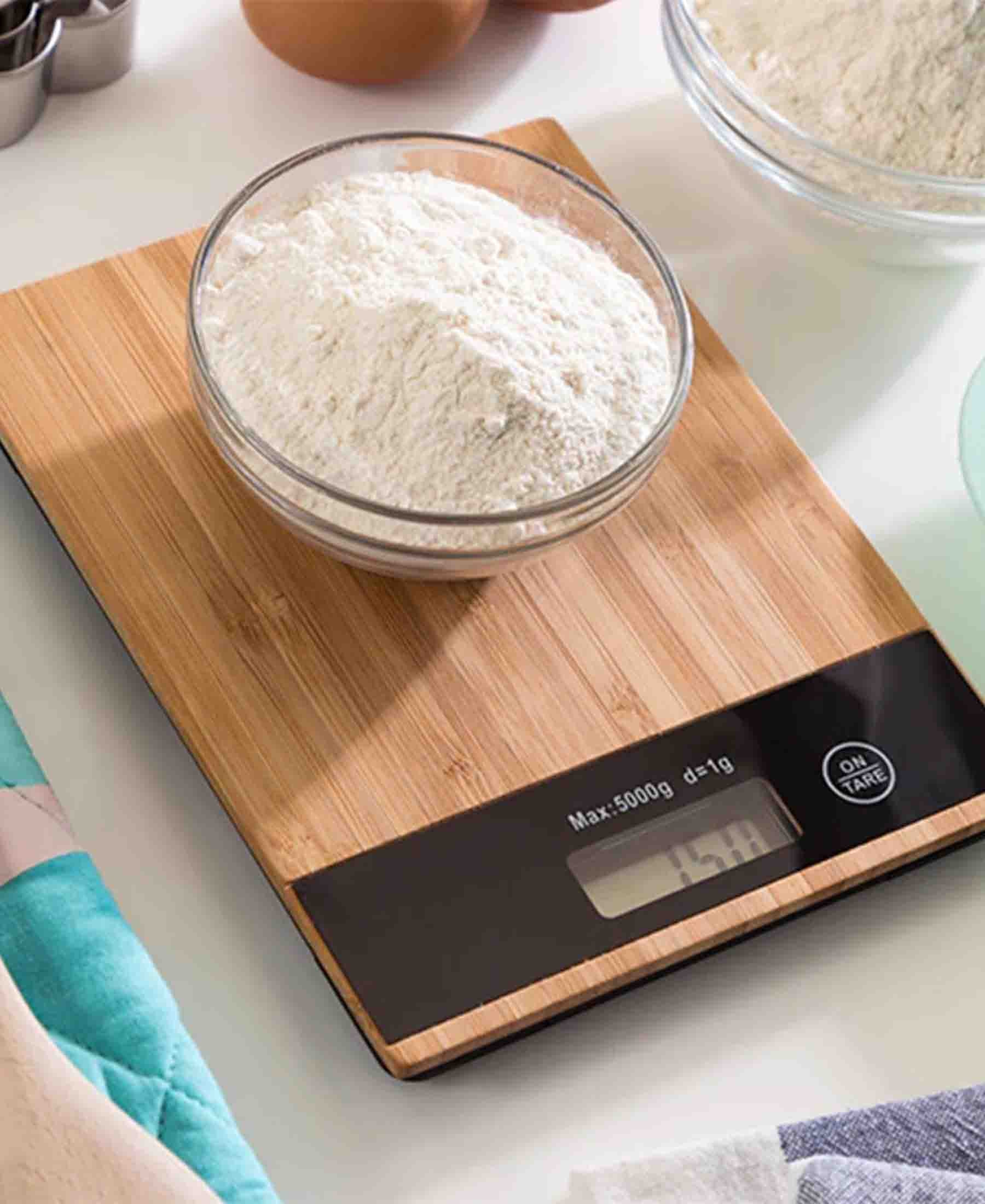 Excellent Houseware Bamboo Kitchen Scale - Brown – The Culinarium