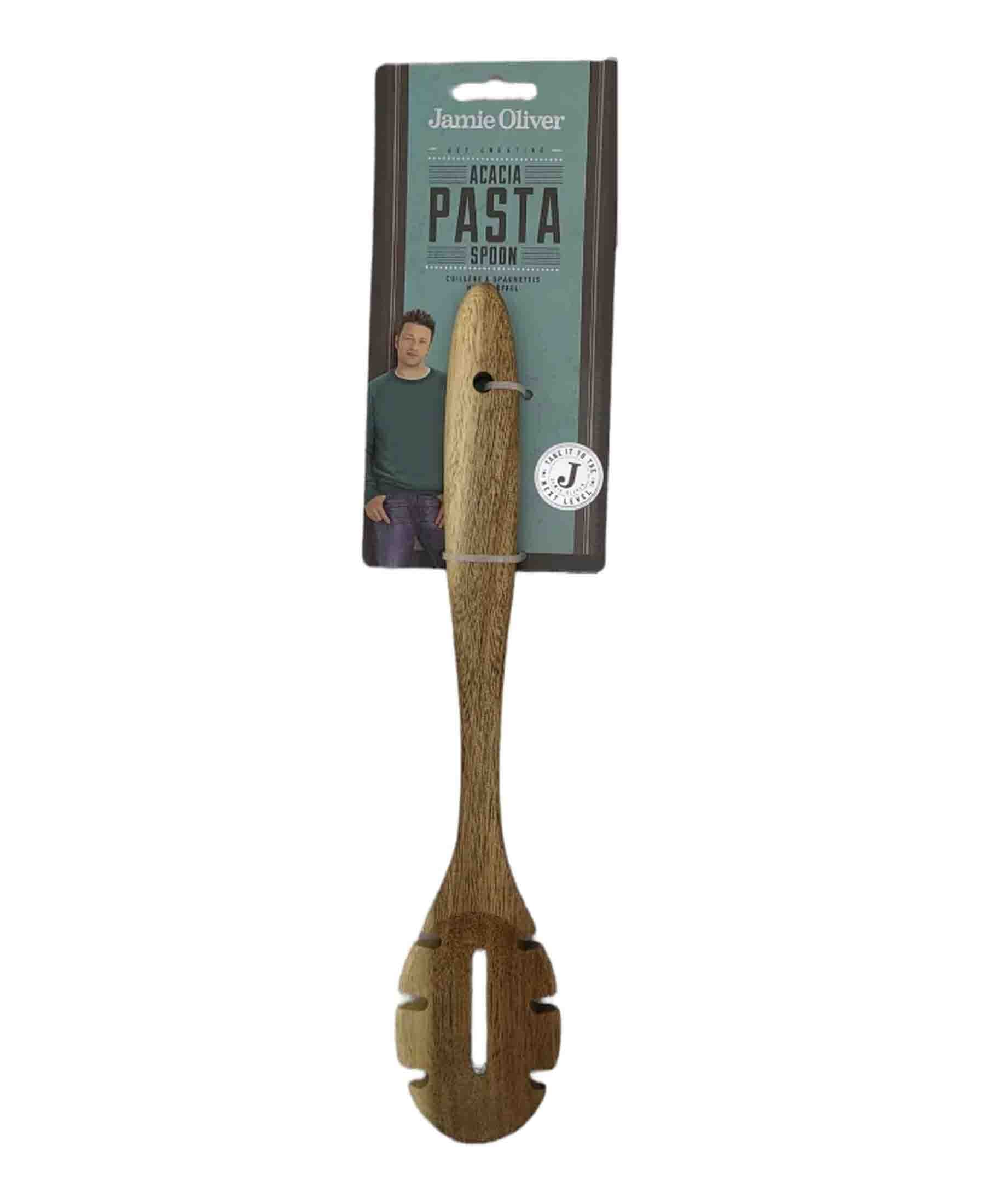 Jamie Oliver Acacia Wood Pasta Spoon - Brown – The Culinarium