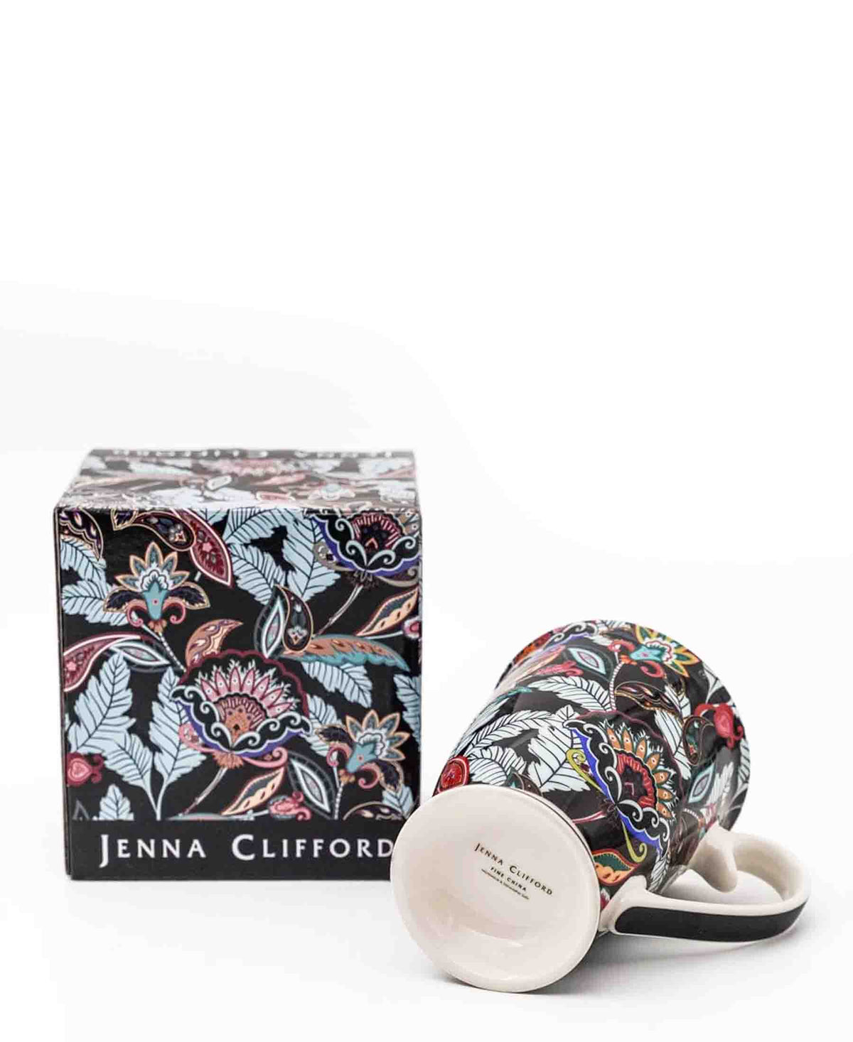 Jenna Clifford Petal Stem Coffee Mug - Black – The Culinarium