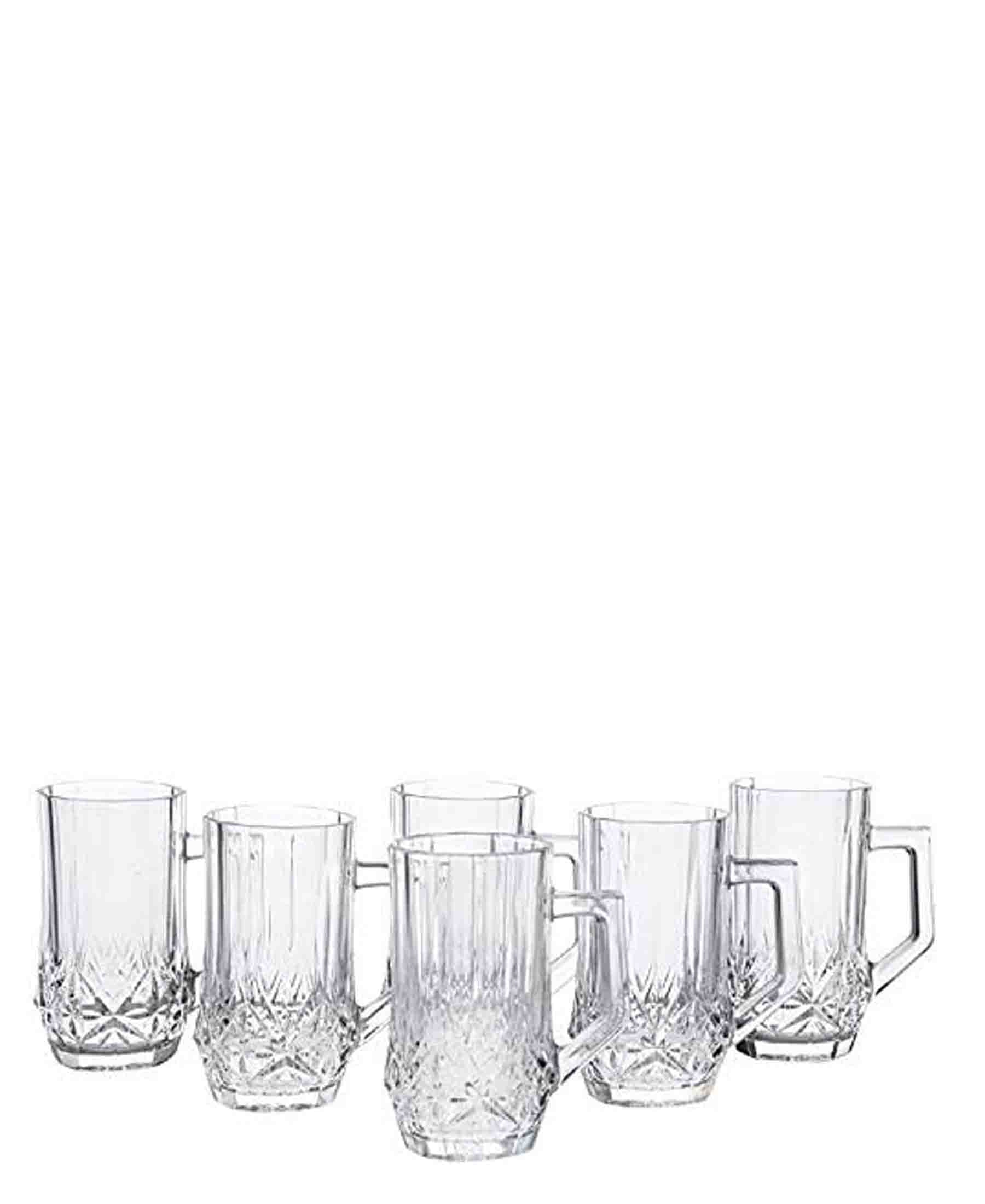 Luminarc 6 Piece Glass Brighton Tea Mug Set - Clear – The Culinarium