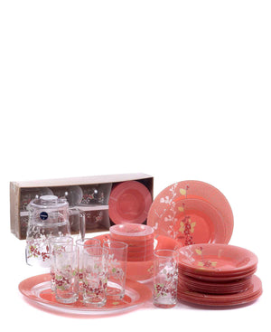 Luminarc Japanese 46 Piece Dinner Set - Pink – The Culinarium