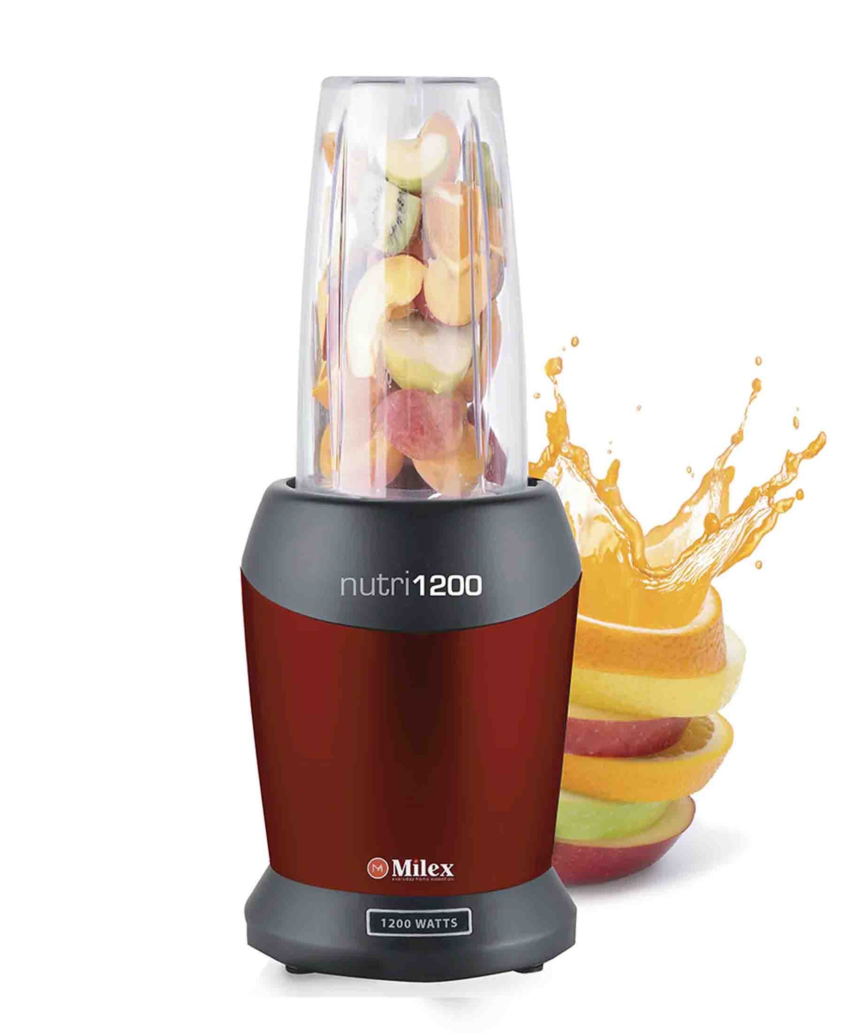 Milex Nutri1200 8-In-1 Nutritional Blender - Red – The Culinarium