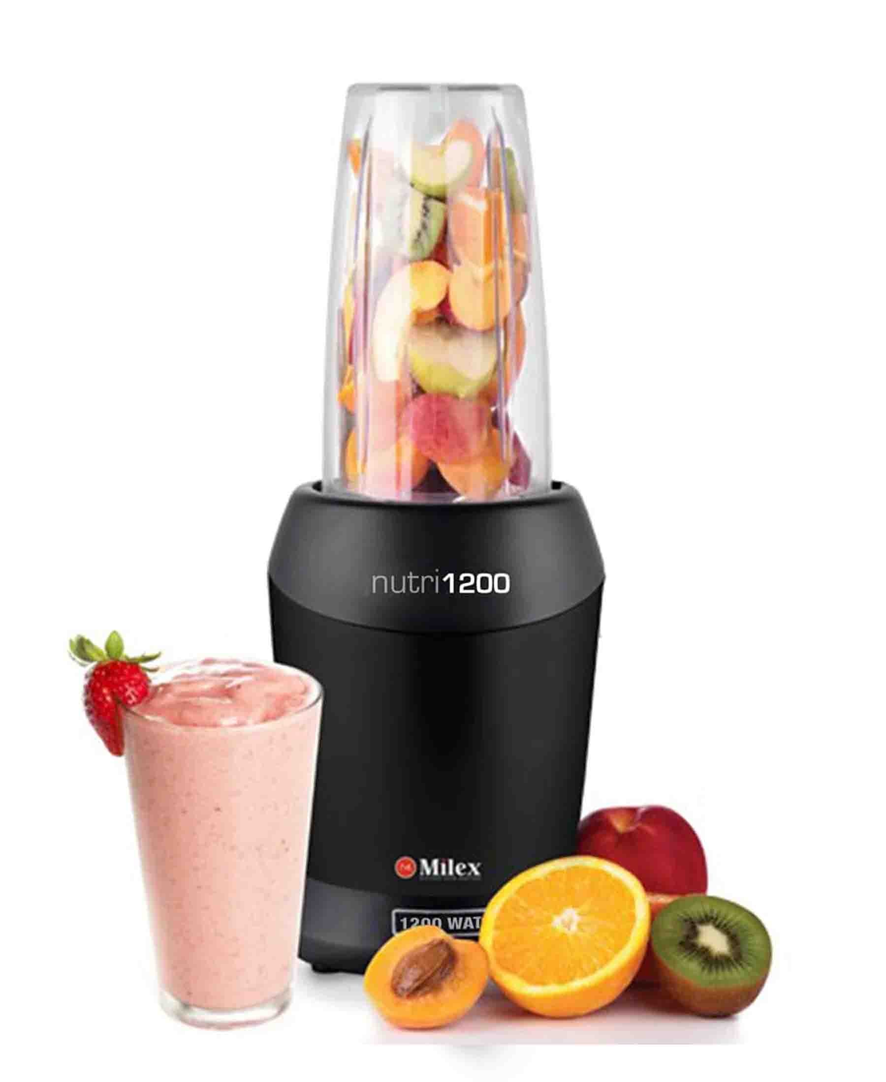 Milex Nutri1200 8-In-1 Nutritional Blender - Black – The Culinarium