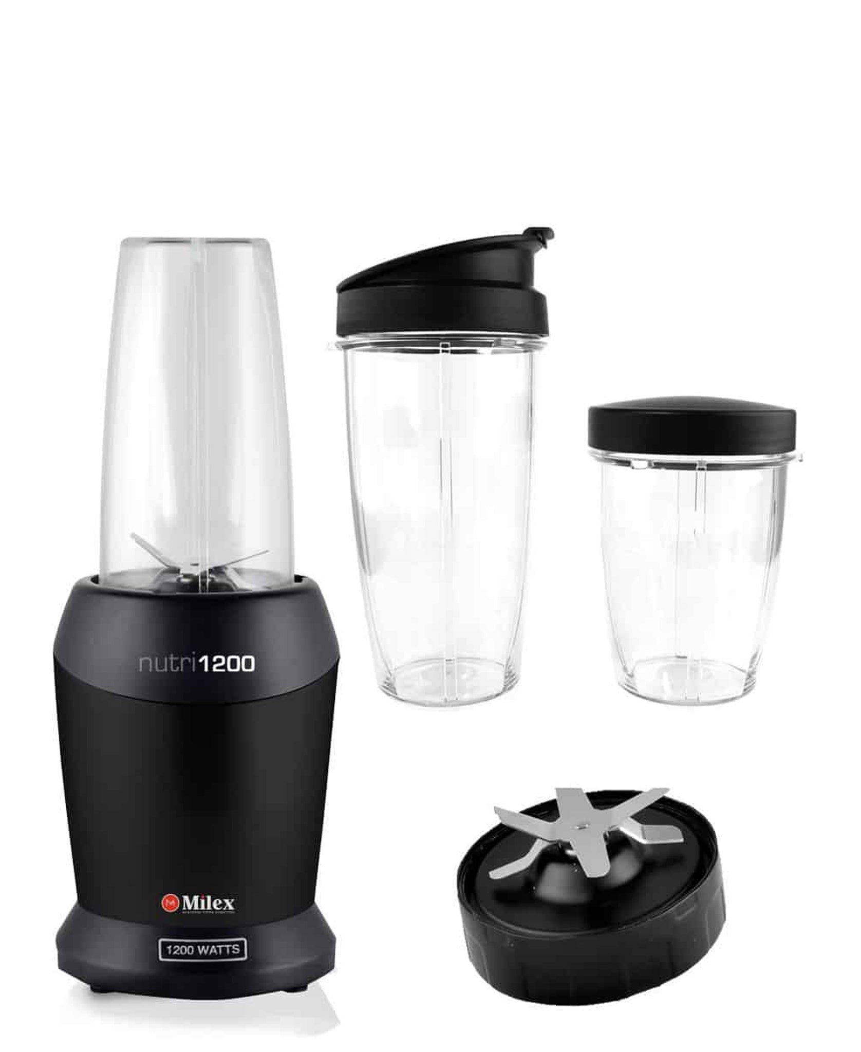 Milex Nutri1200 8-In-1 Nutritional Blender - Black – The Culinarium