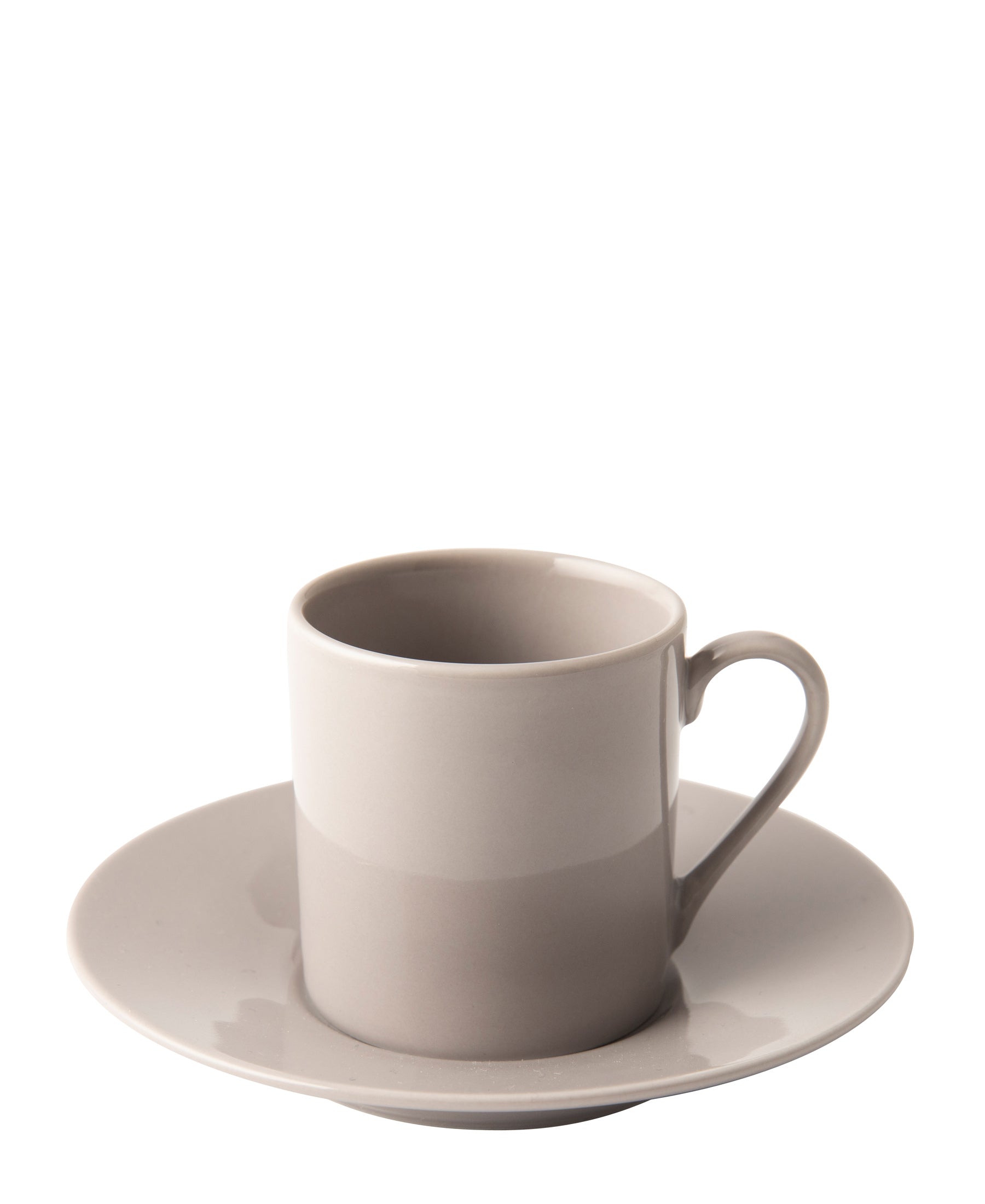 Omada Maxim Espresso Cup & Saucer 4 Piece - Light Grey – The Culinarium