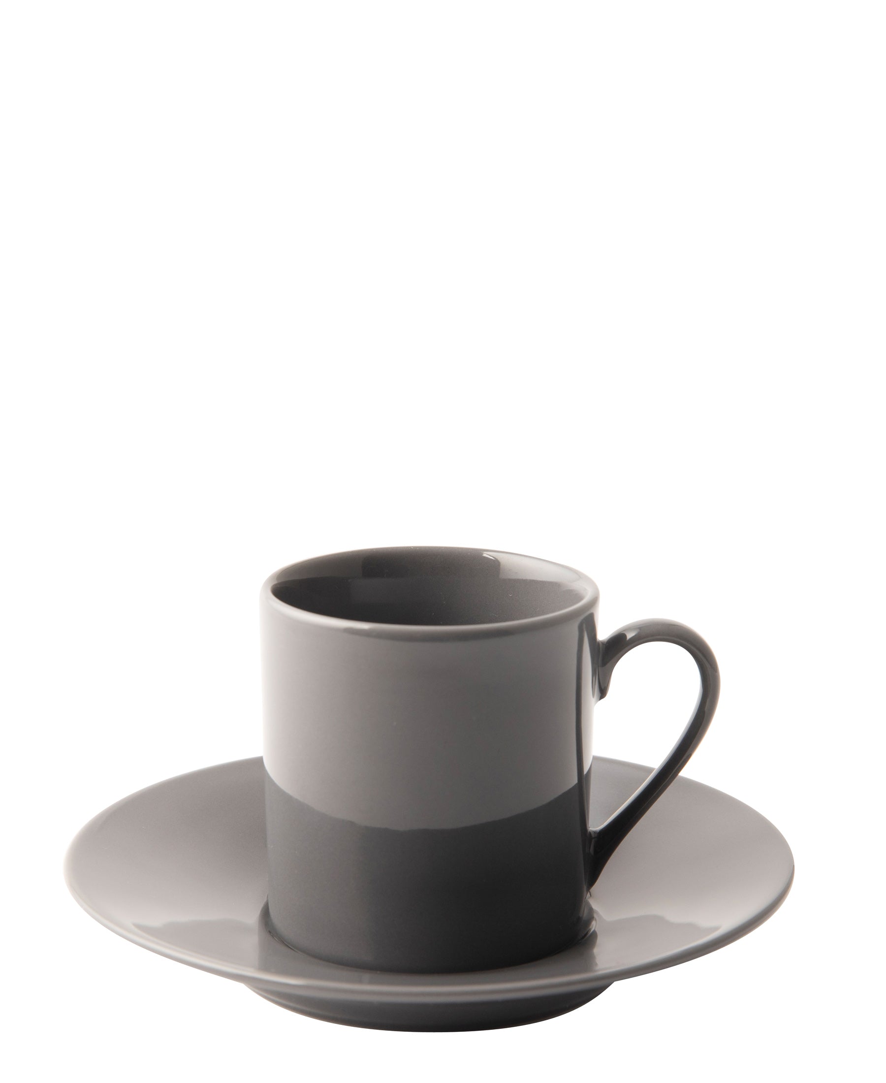 Omada Maxim Espresso Cup & Saucer 4 Piece - Dark Grey – The Culinarium