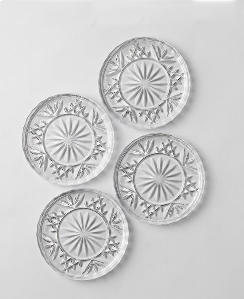 Paris Collection 4 Piece Coaster Set - Transparent – The Culinarium