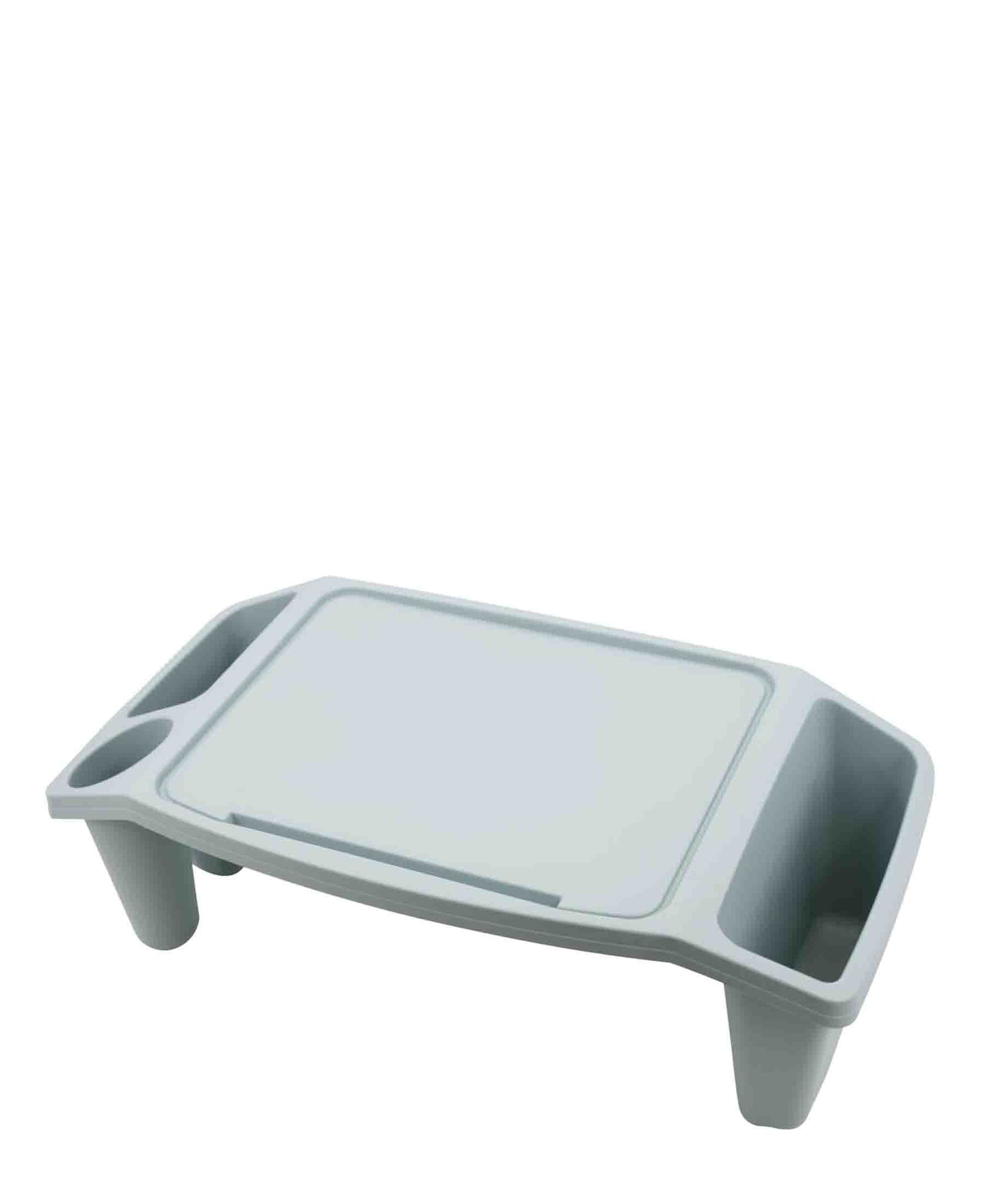 Portable Multi Purpose Tray & Drink Holder - Blue – The Culinarium Portable Multi Purpose Tray & Drink Holder - Blue – The Culinarium