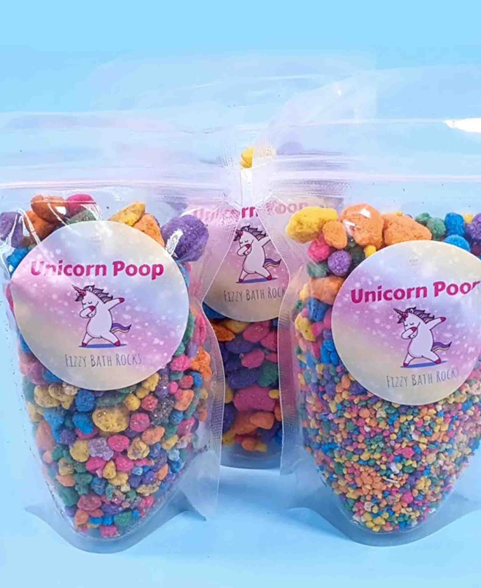 Unicorn Poop Fizzy Bath Rocks – The Culinarium