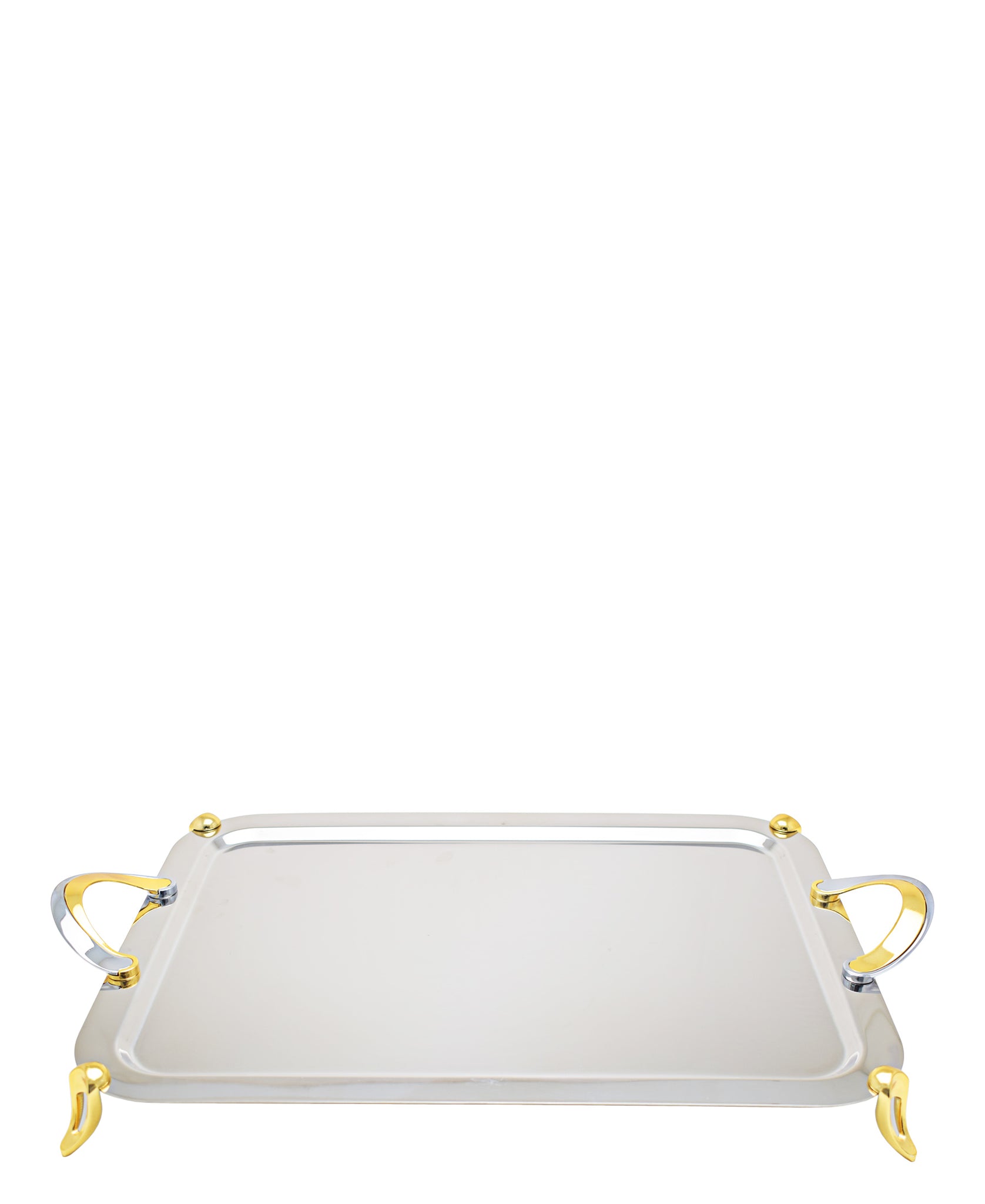 Table Pride Silver And Gold Tray, Large – The Culinarium