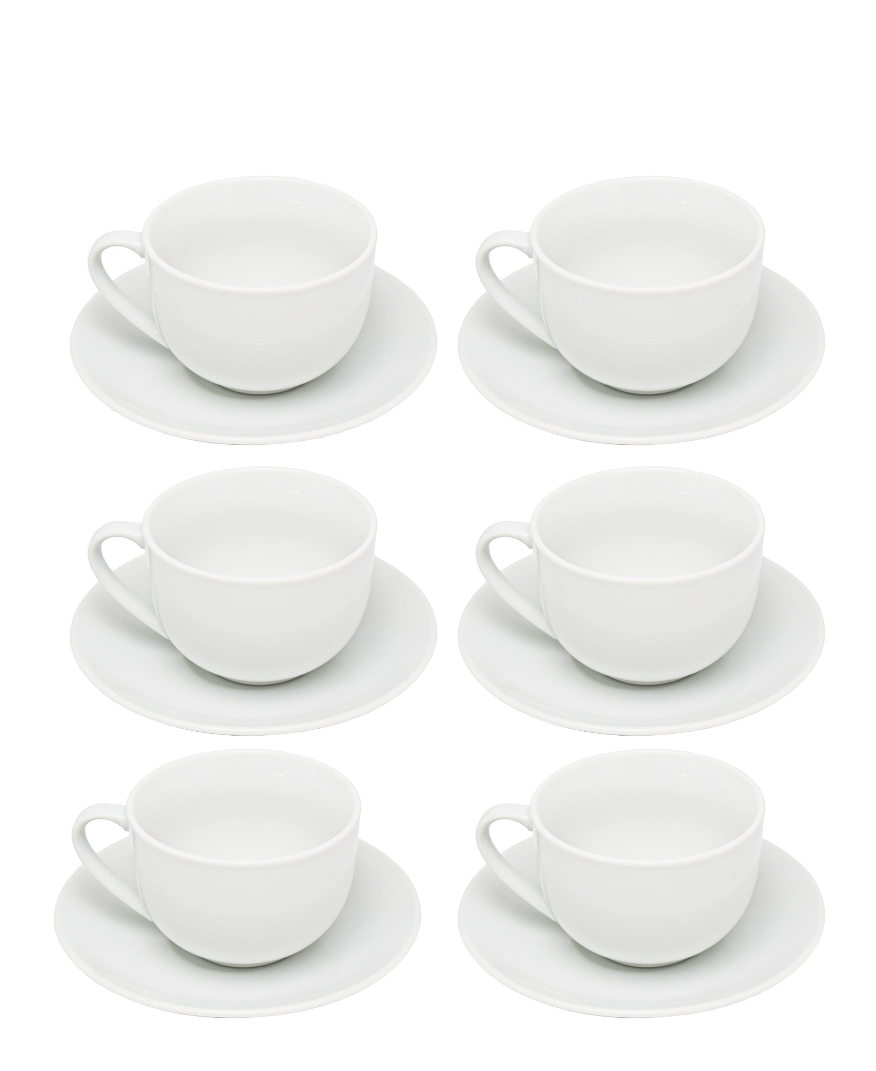 CTH 12 Piece Cup & Saucer Set - White – The Culinarium